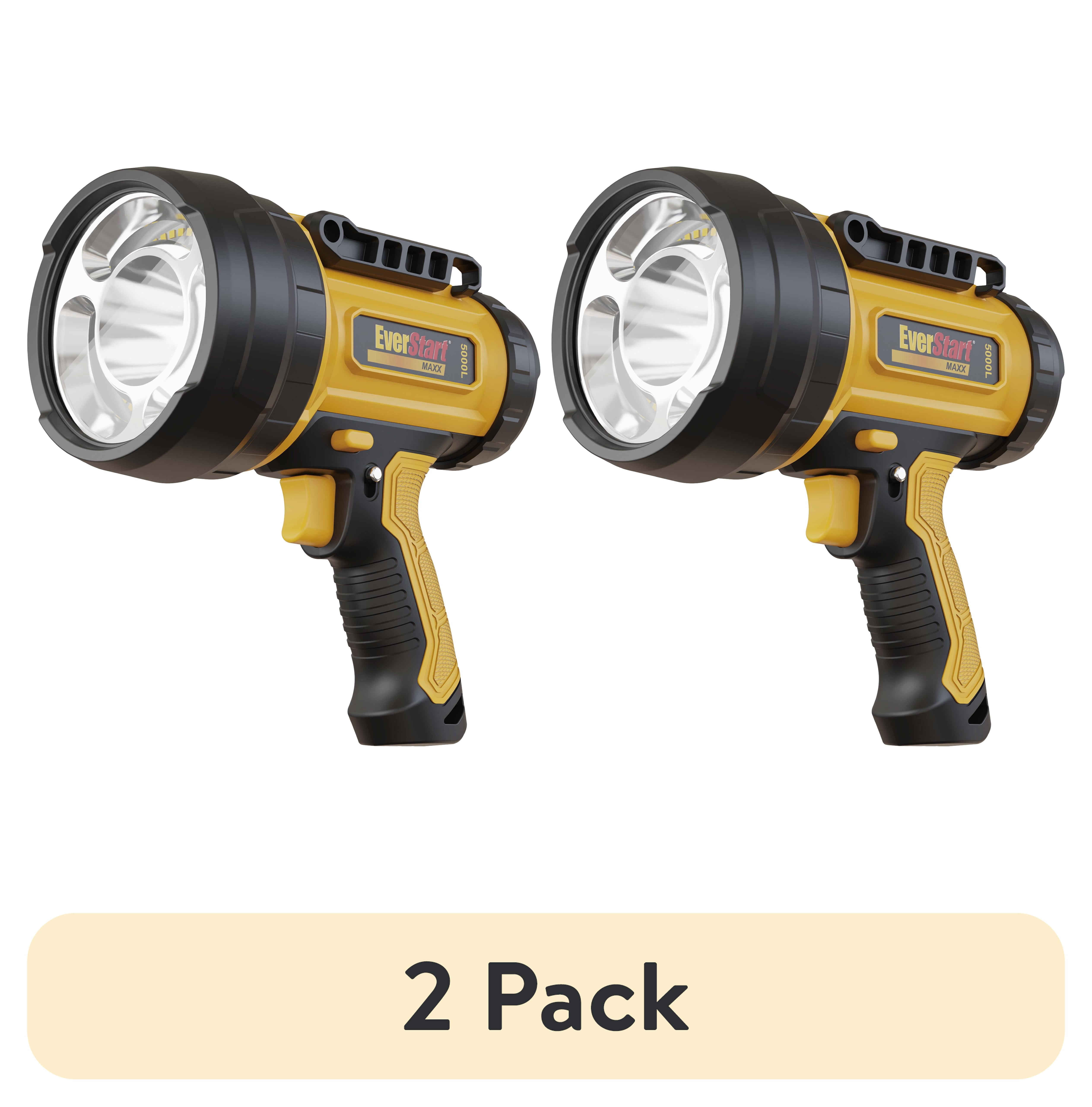 (2 pack) EverStart 5000 Lumen Rechargeable LED Portable Spotlight - Walmart.com