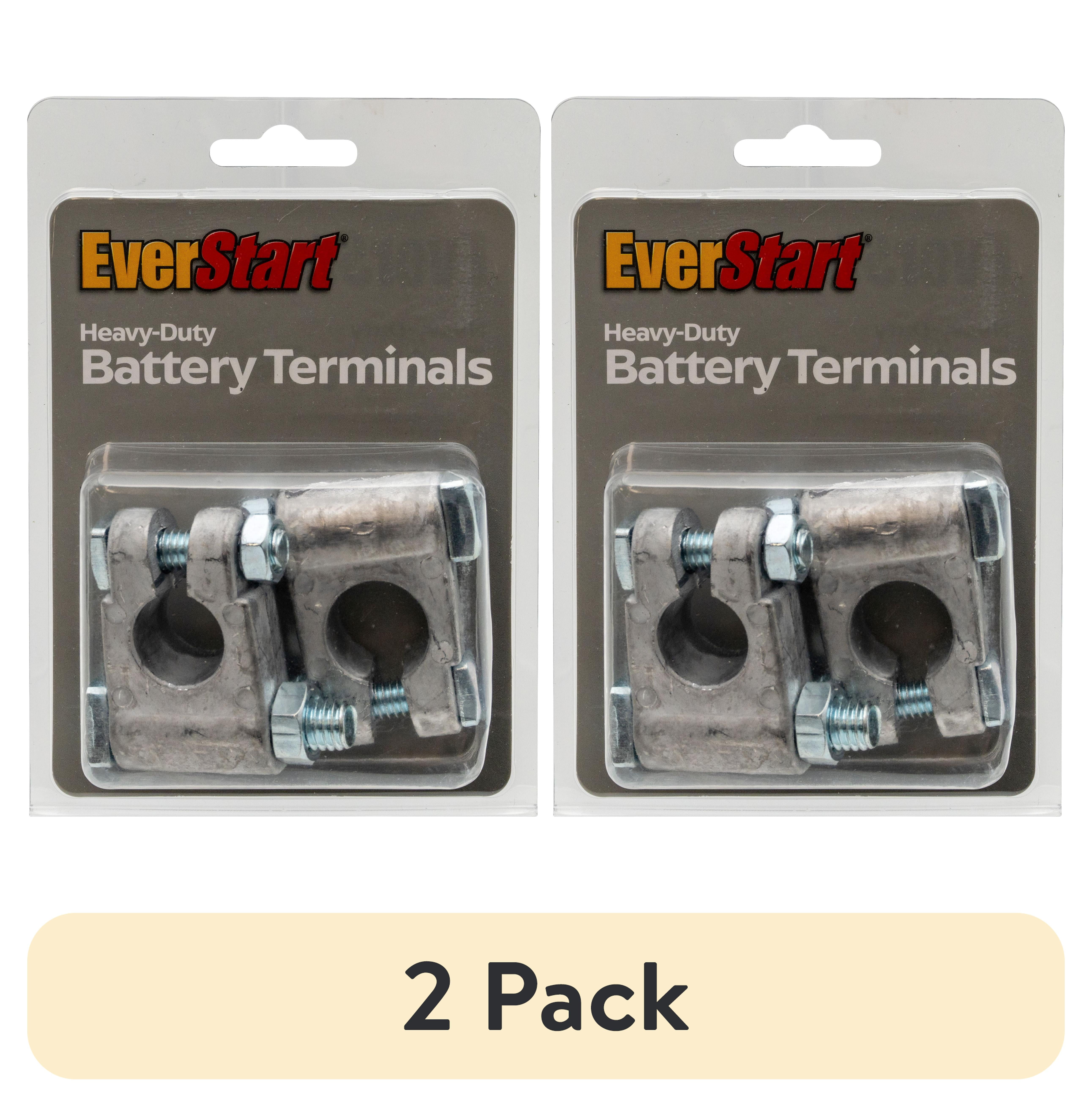 (2 pack) EverStart Battery Terminal Silver Military Specification - Pos ...