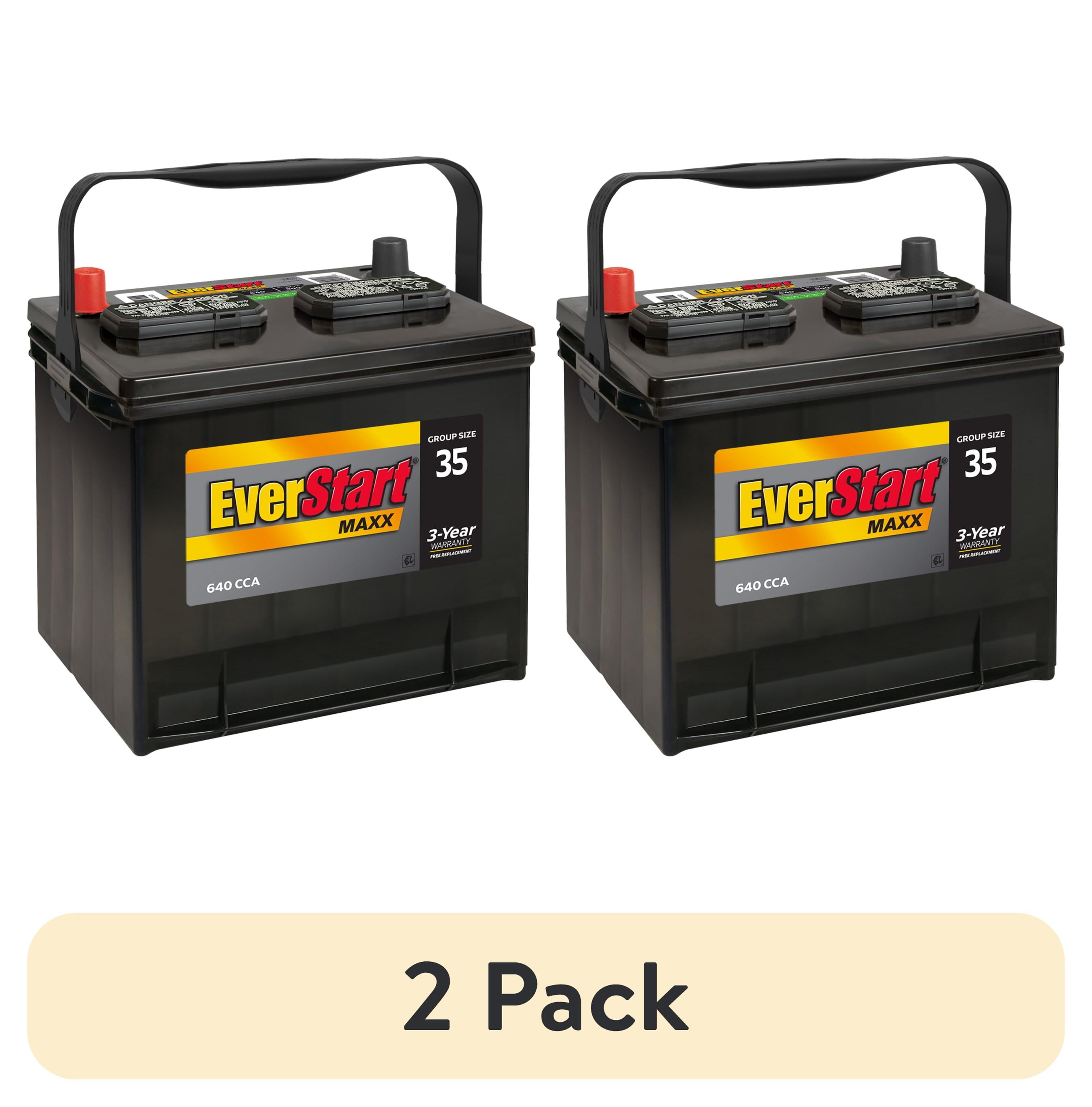 (2 pack) EverStart Maxx Lead Acid Automotive Battery, Group Size 35 12 ...