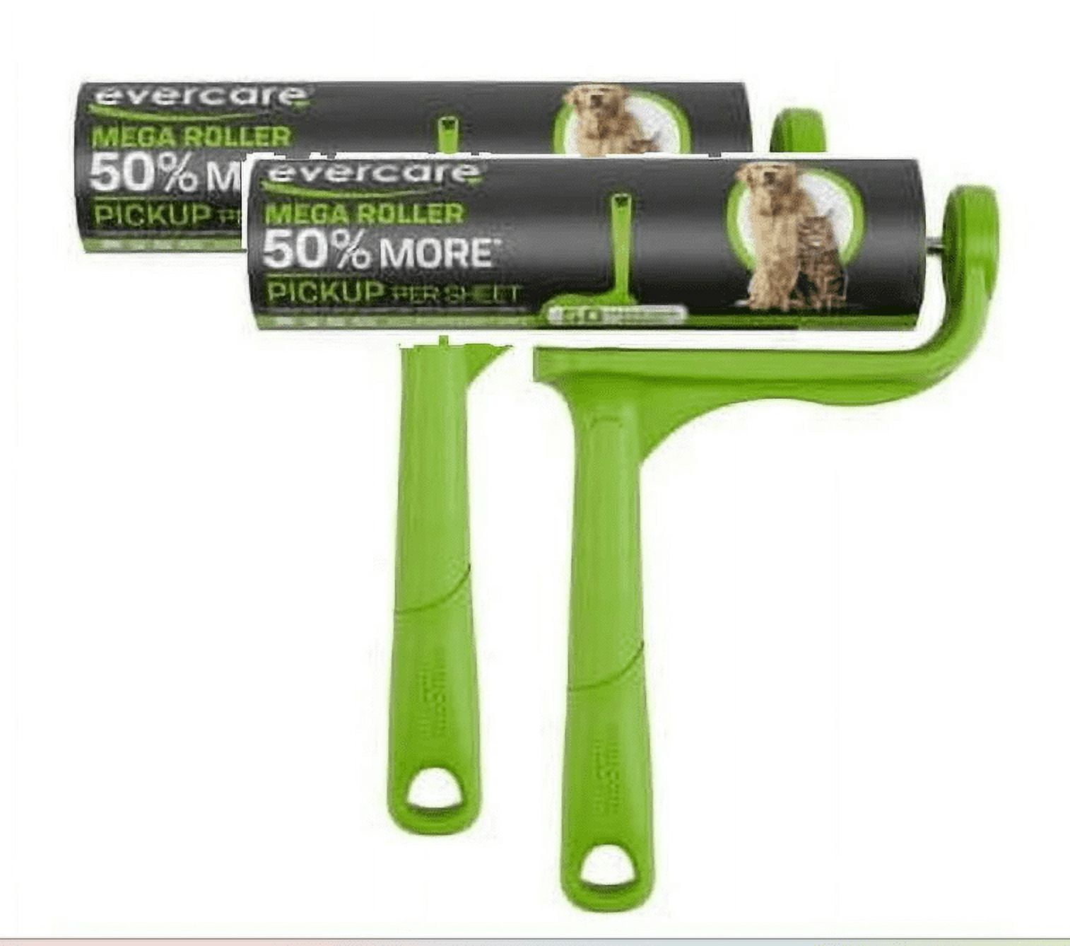 (2 pack) Evercare Mega Handheld Lint Roller – 50 Sheets per Roll, 10 ...