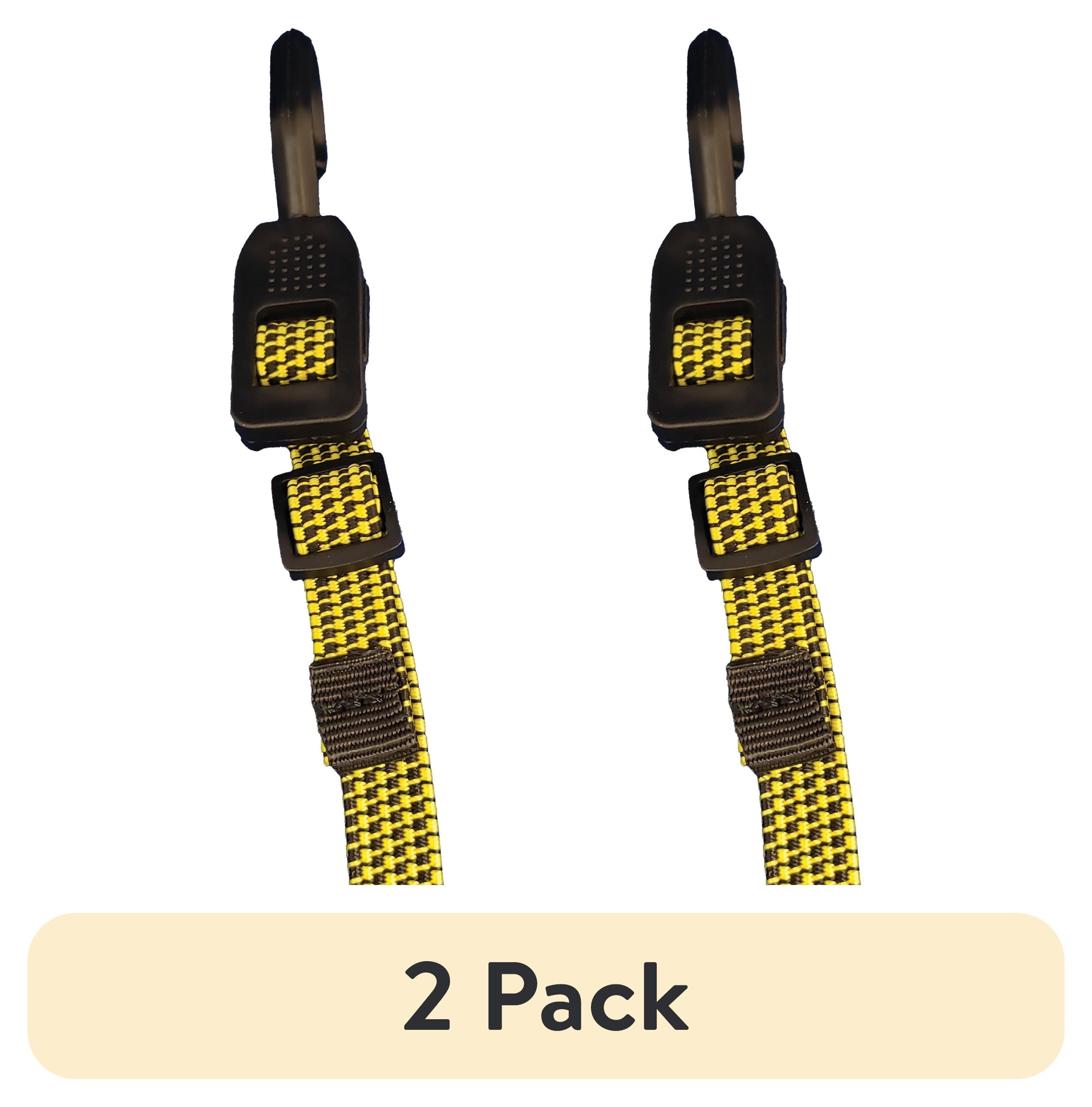(2 pack) Everest Rubber 10-48" Adjustable Fat Strap Bungee Cord, 2 ...