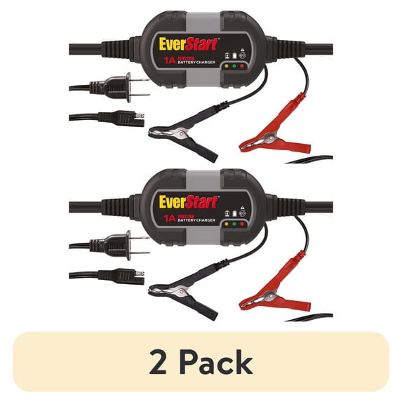(2 pack) Everstart 12V Automotive/Marine Battery Charger and Maintainer ...