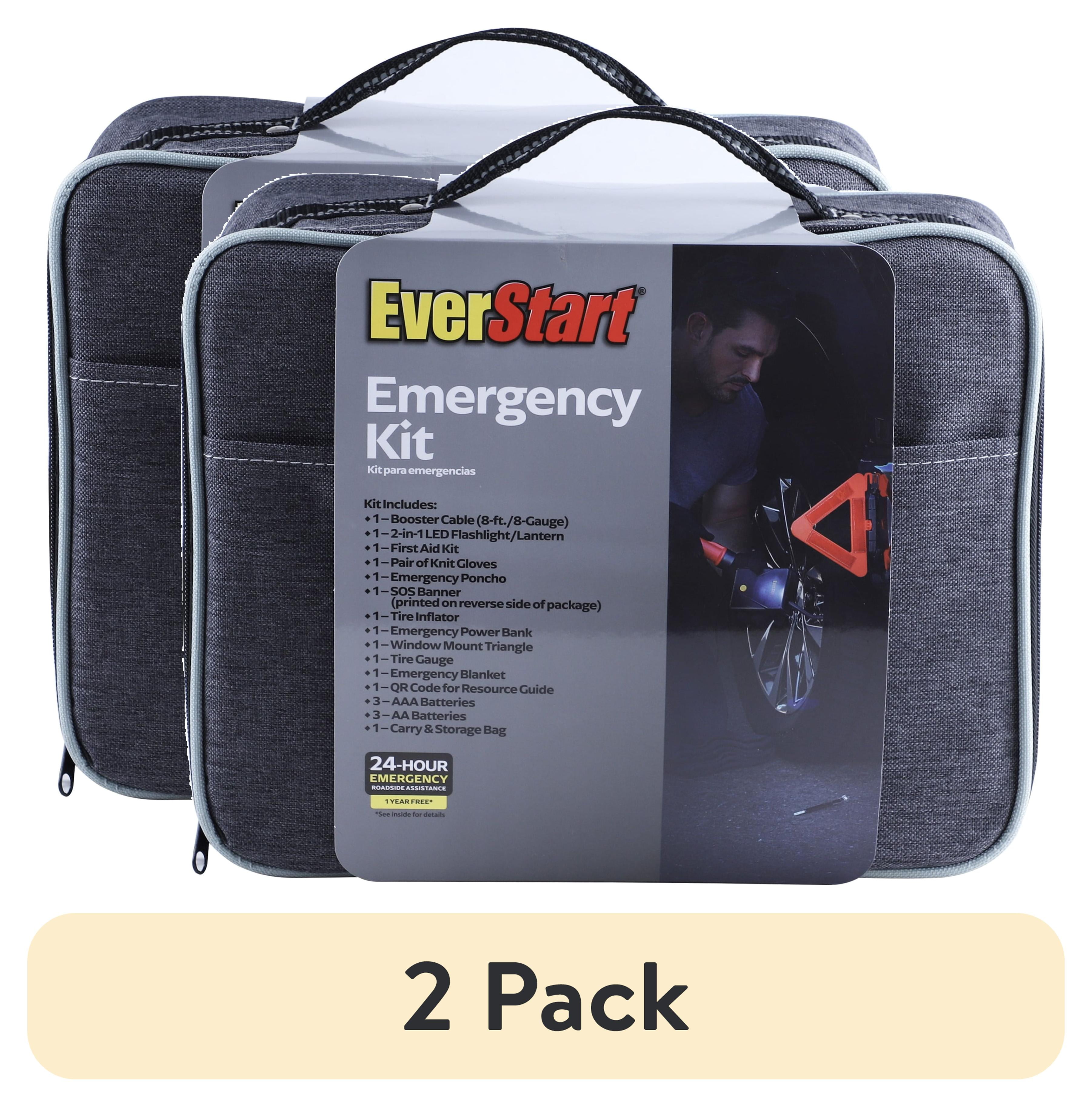 (2 pack) Everstart Emergency Deluxe Kit, All Car Makes, Models Assembled Product Height 9in x ...