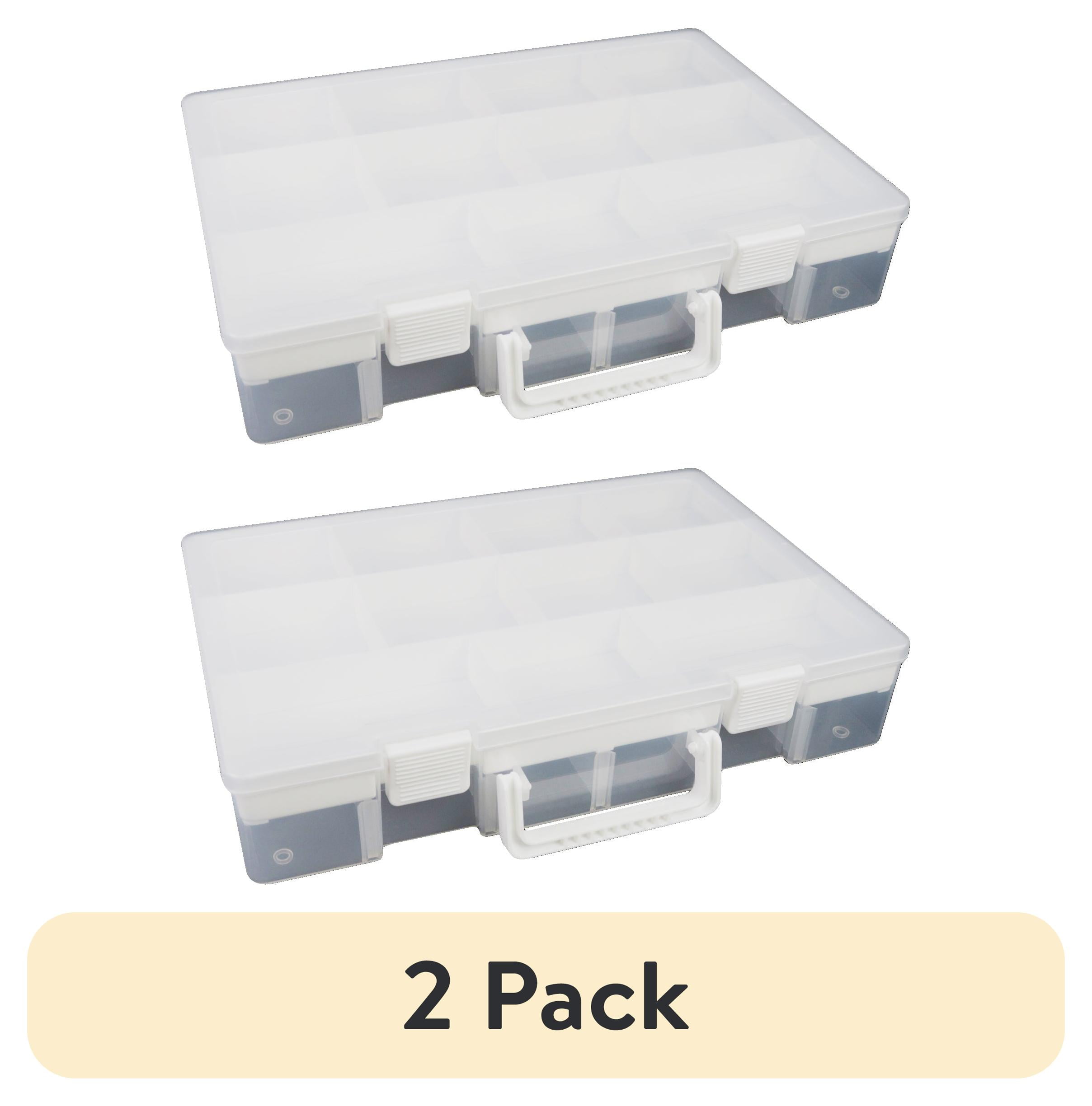 (2 pack) Everything Mary Plasticl Craft and Hobby Storage Compartment ...