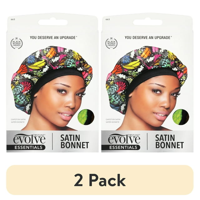 (2 pack) Evolve Exotics Satin Moroccan Bonnet - Walmart.com
