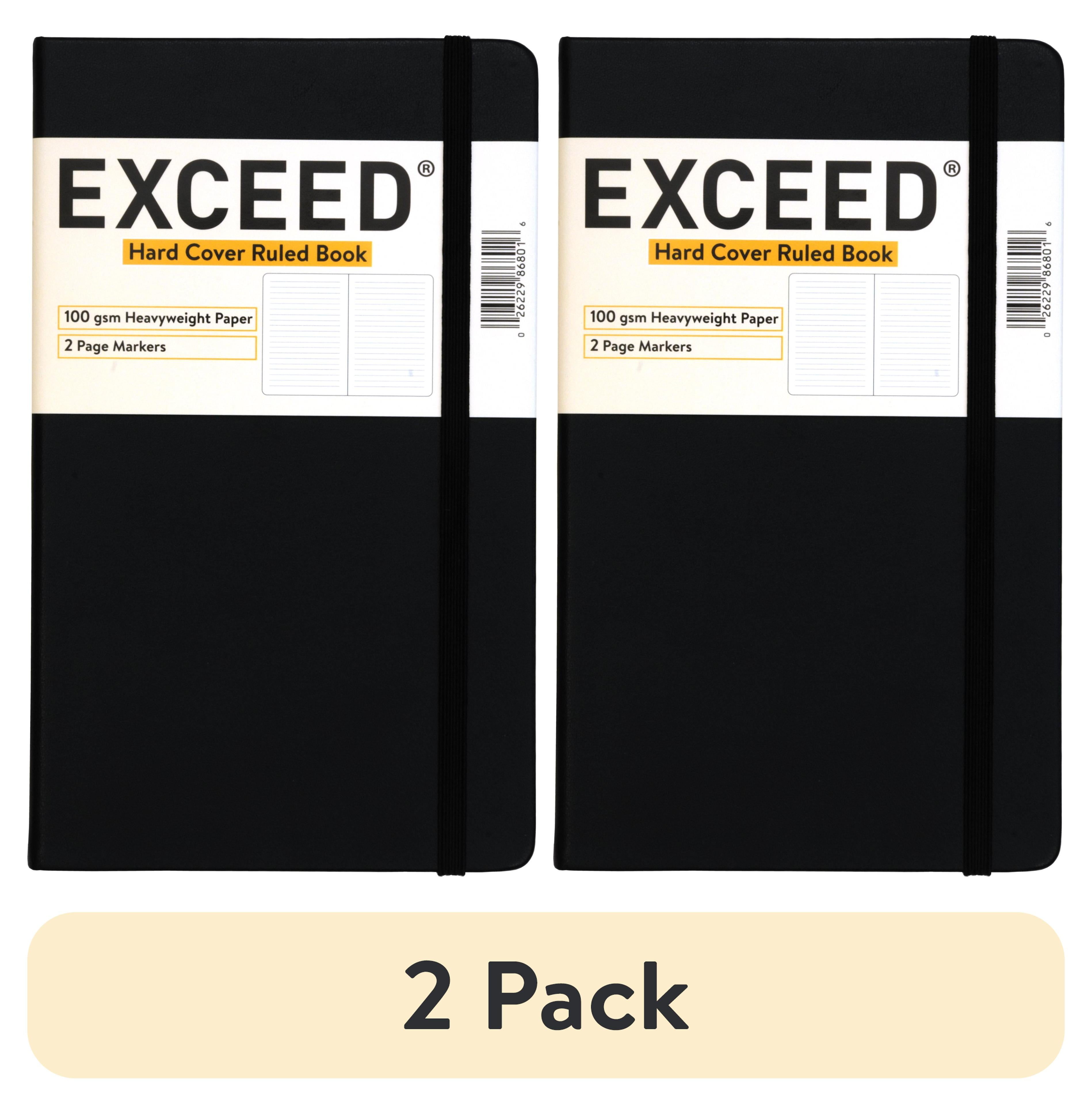 (2 pack) Exceed Medium Journal 100 GSM Paper, Narrow Ruled, 120 Pages ...