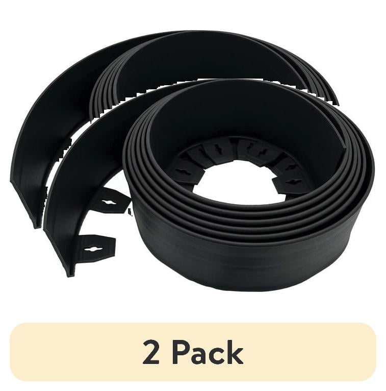 (2 pack) Expert Gardener 20-ft No-Dig Landscape Edging Kit, 4-in High ...