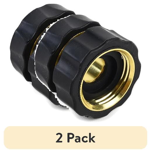 (2 pack) Expert Gardener Aluminum Quick Hose Connector Set - Walmart.com