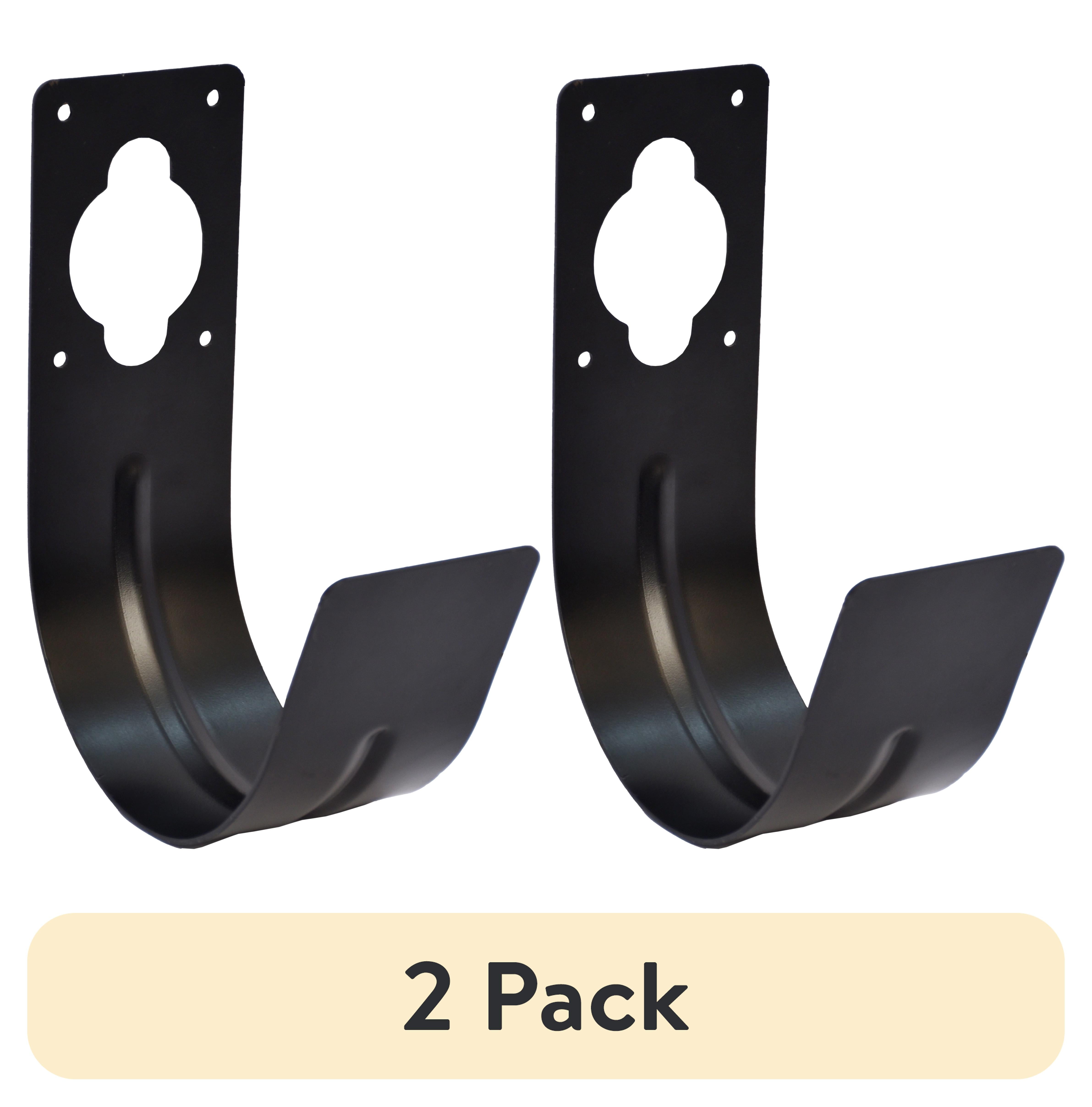 (2 pack) Expert Gardener Metal Spigot Hose Hanger, in Black Color ...