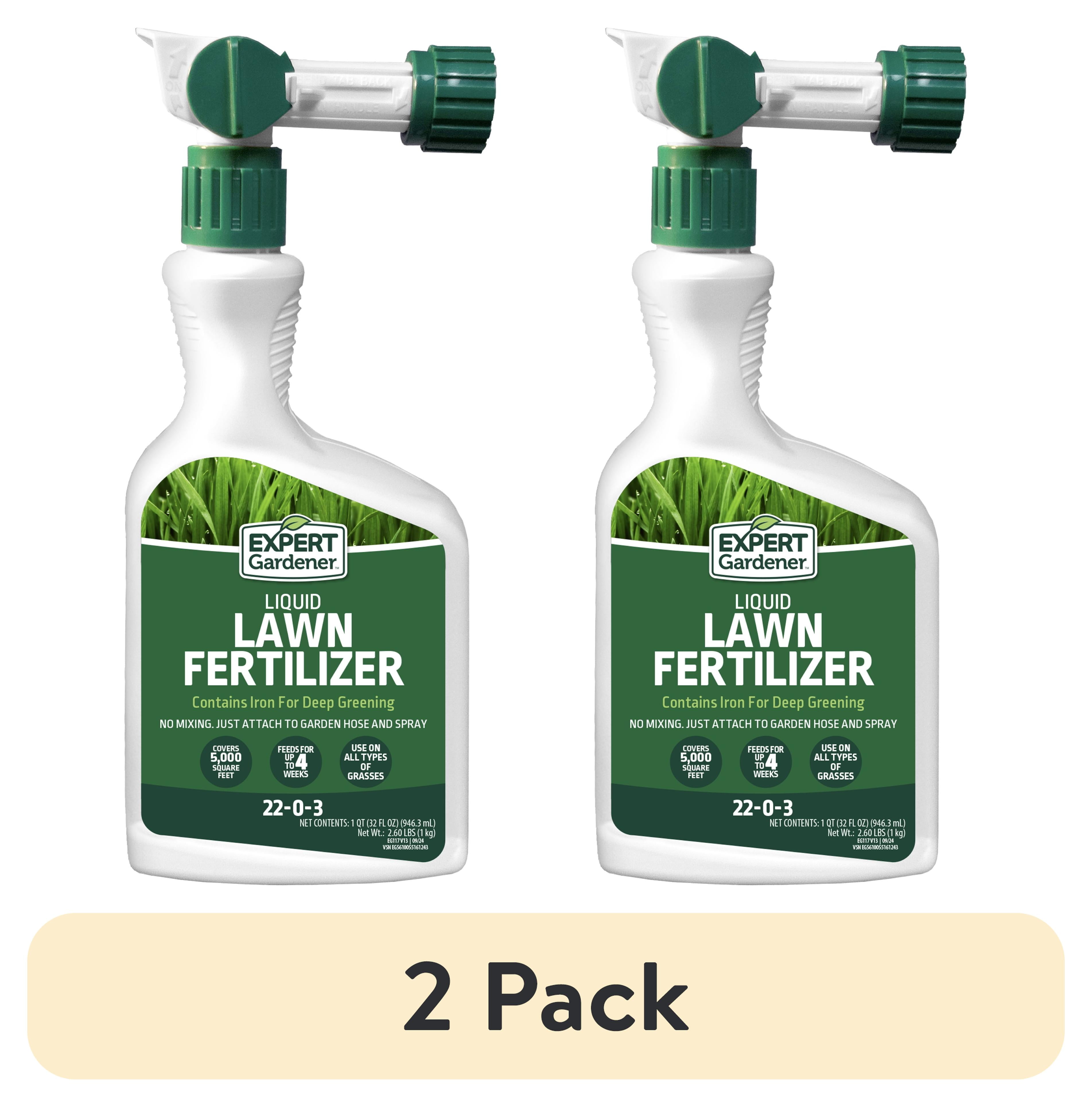 (2 pack) Expert Gardener Ready to Spray Lawn Food, 22-0-3 Fertilizer ...