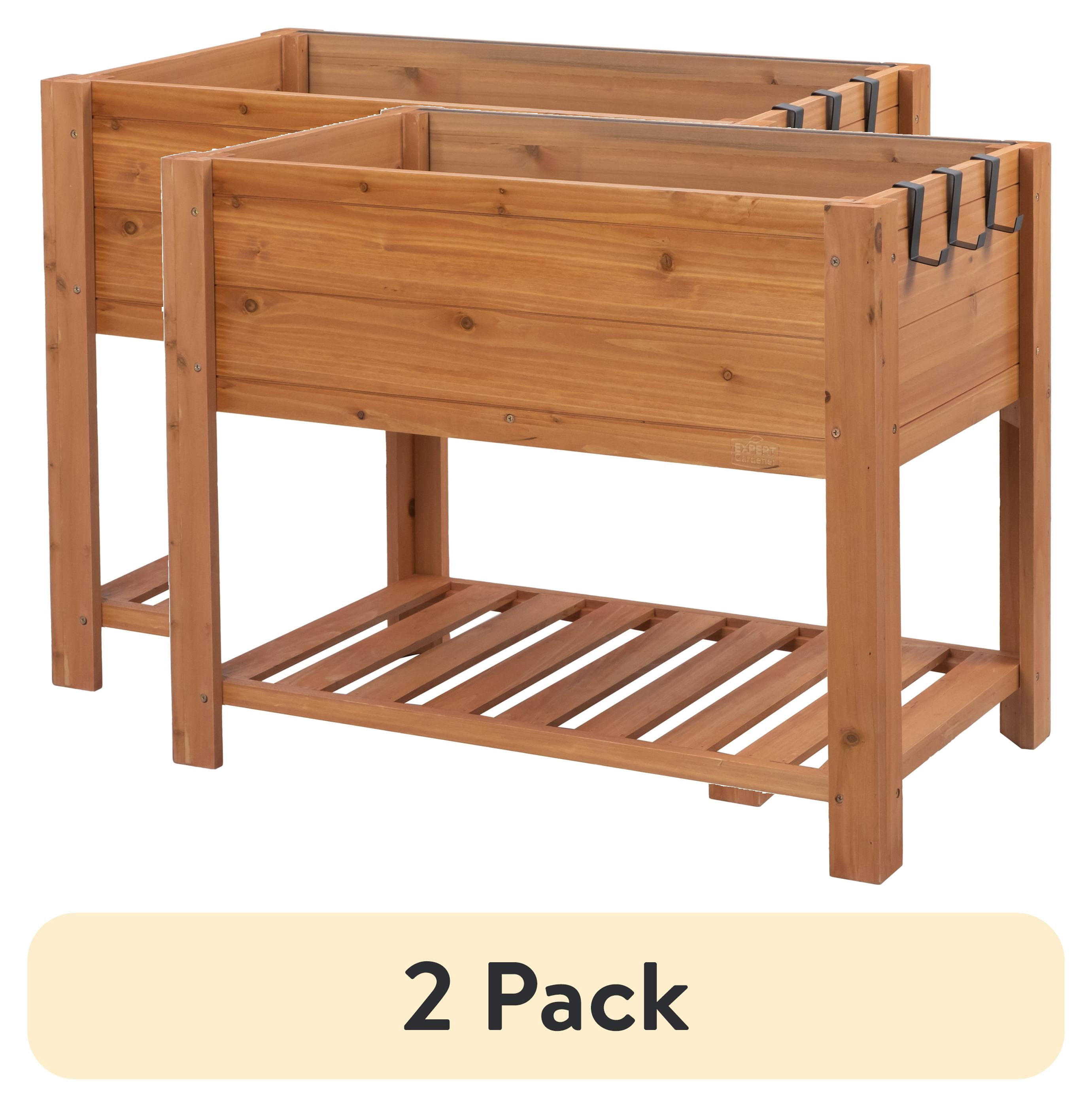 (2 pack) Expert Gardener Small Raised Bed for Veggies, Herbs & Flowers ...