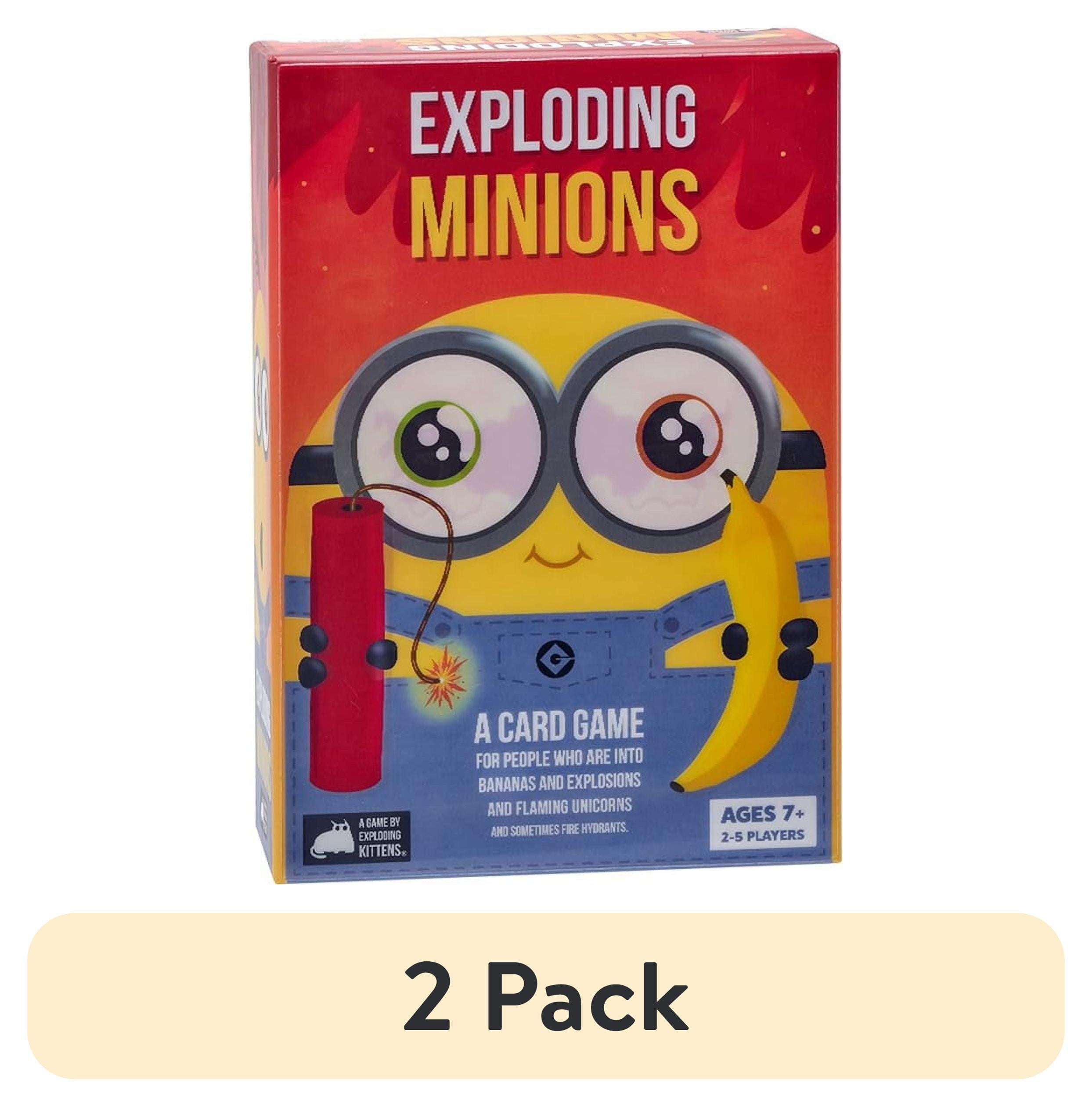 (2 pack) Exploding Minions by Exploding Kittens - A Russian Roulette ...