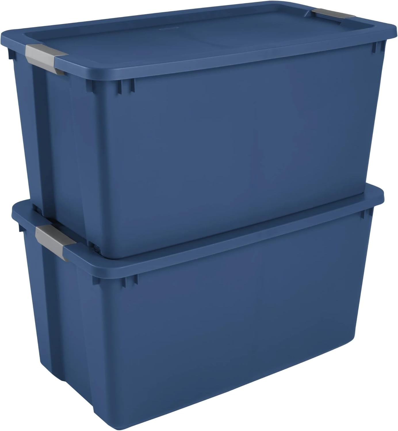 (2 pack) Extra Large Storage Bin, 45 Gallon Plastic Storage Container ...