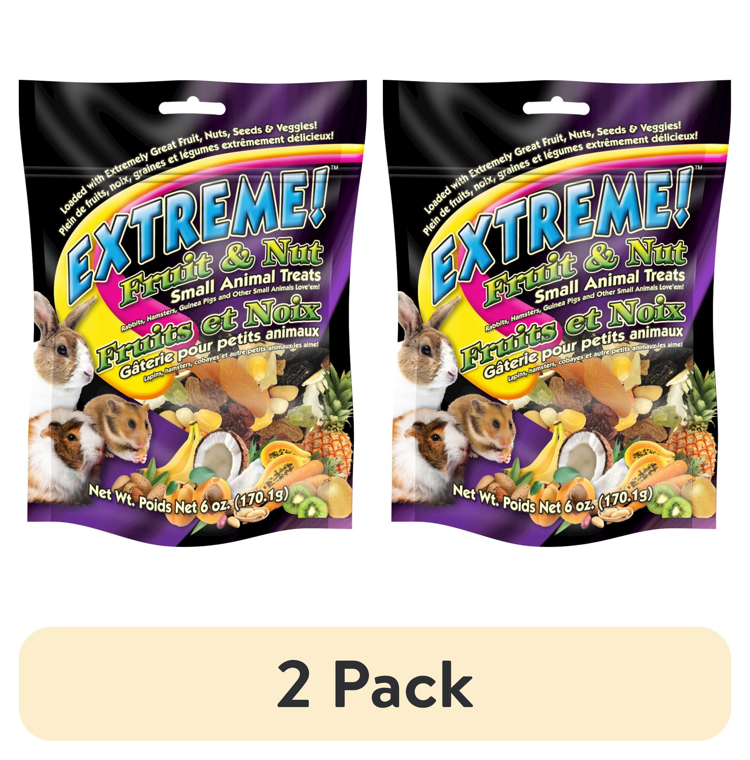 (2 pack) Extreme! Small Animal Treats, Fruit and Nut 6 oz - Walmart.com