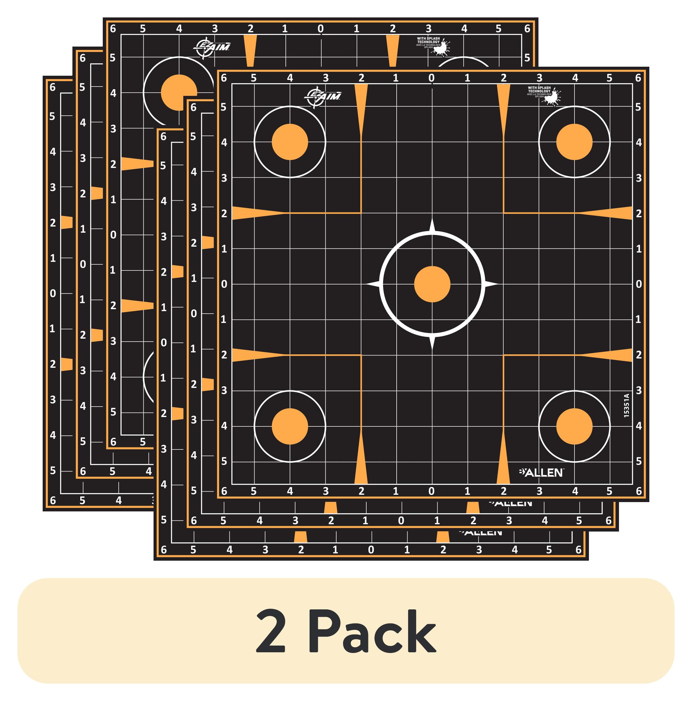 Aim Splash Sight-in Shooting Paper Targets - 12W x 12H - Walmart.com
