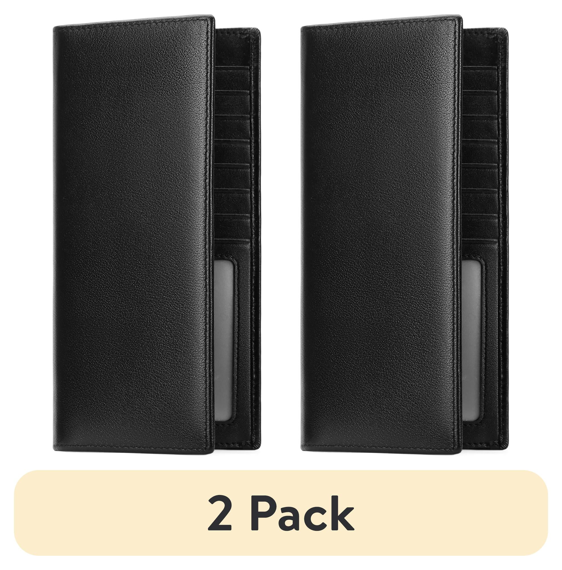 (2 pack) FALAN MULE Wallet for Men Genuine Leather RFID Blocking Slim ...