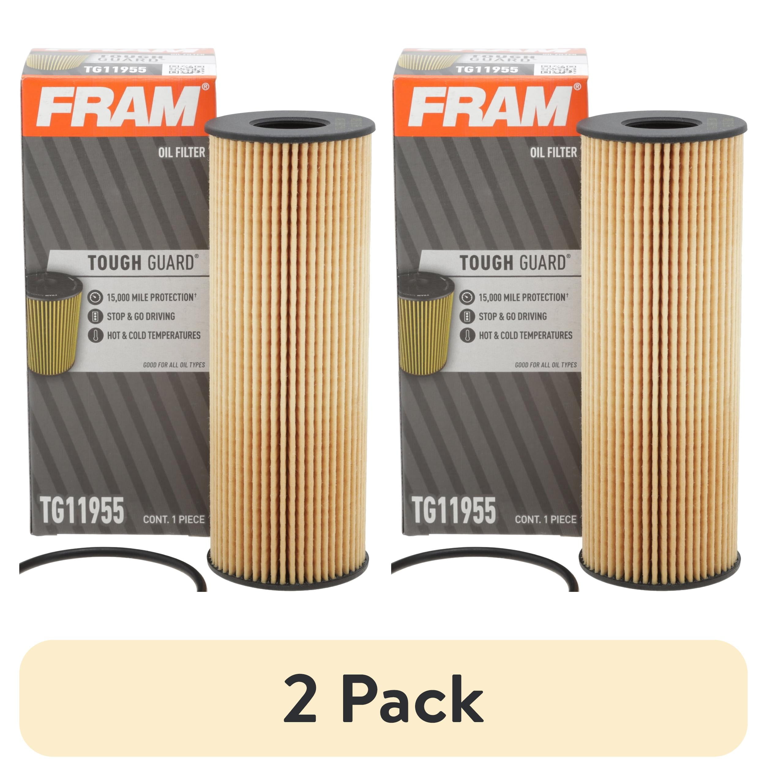 (2 pack) FRAM Tough Guard Oil Filter, TG11955, 15K mile Filter for ...