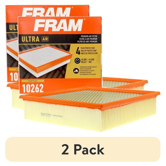 FRAM Ultra Air XGA10262 Premium Engine Air Filter 2 Pack for Ford ...