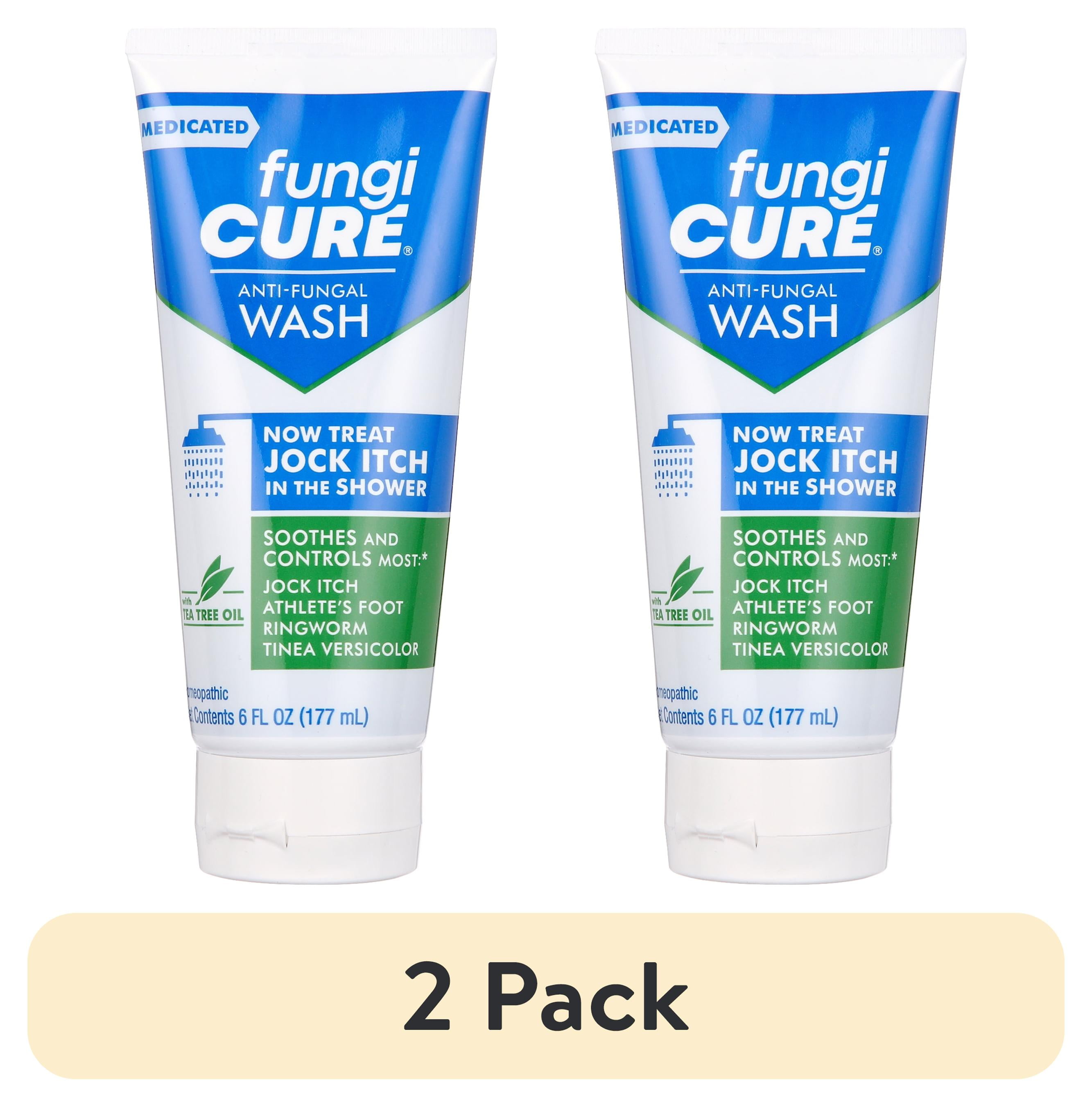 (2 pack) FUNGICURE Medicated Anti-Fungal Jock Itch Liquid Body Wash, 6 ...
