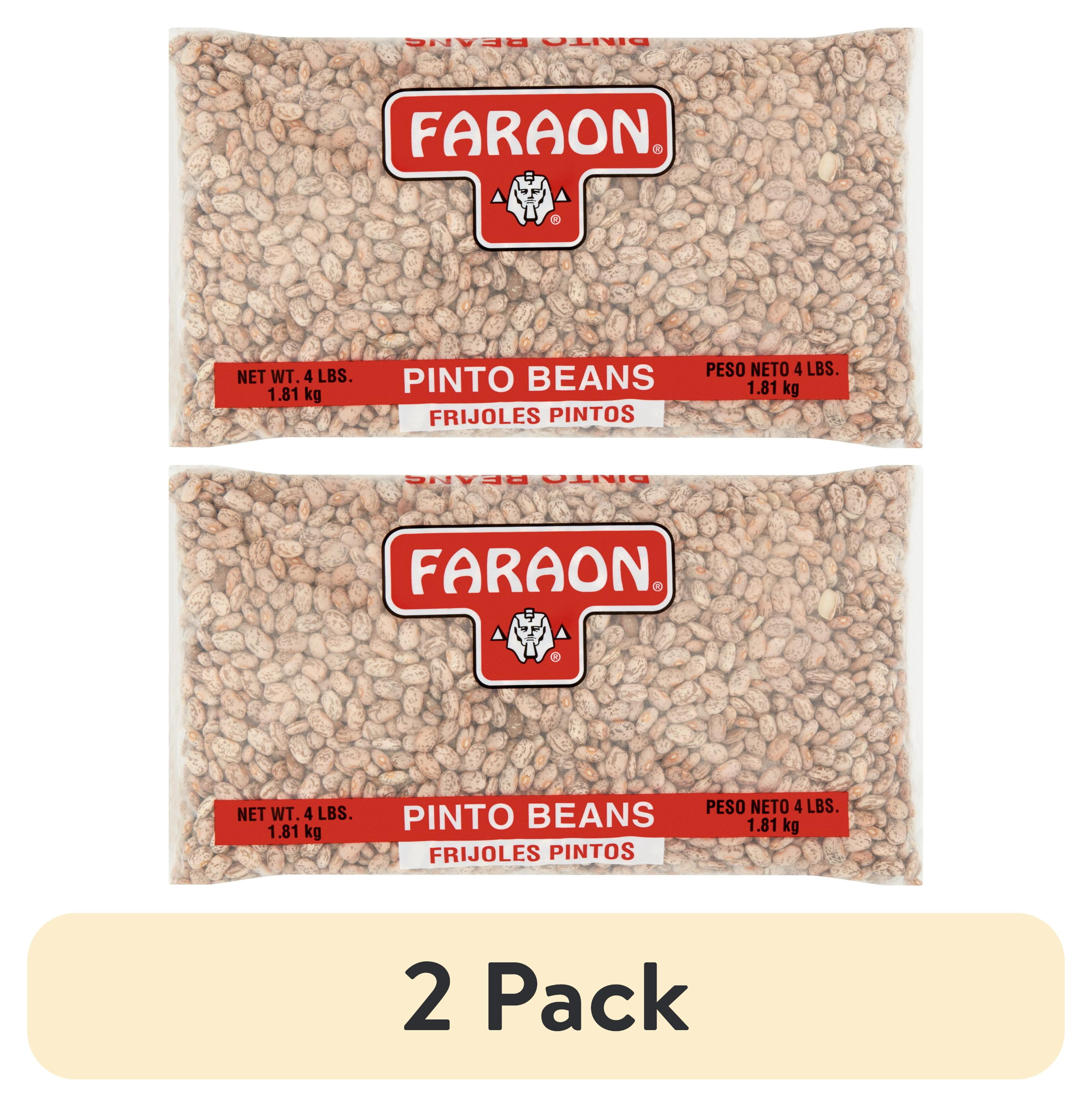 (2 pack) Faraon Pinto Beans, 4 lbs - Walmart.com