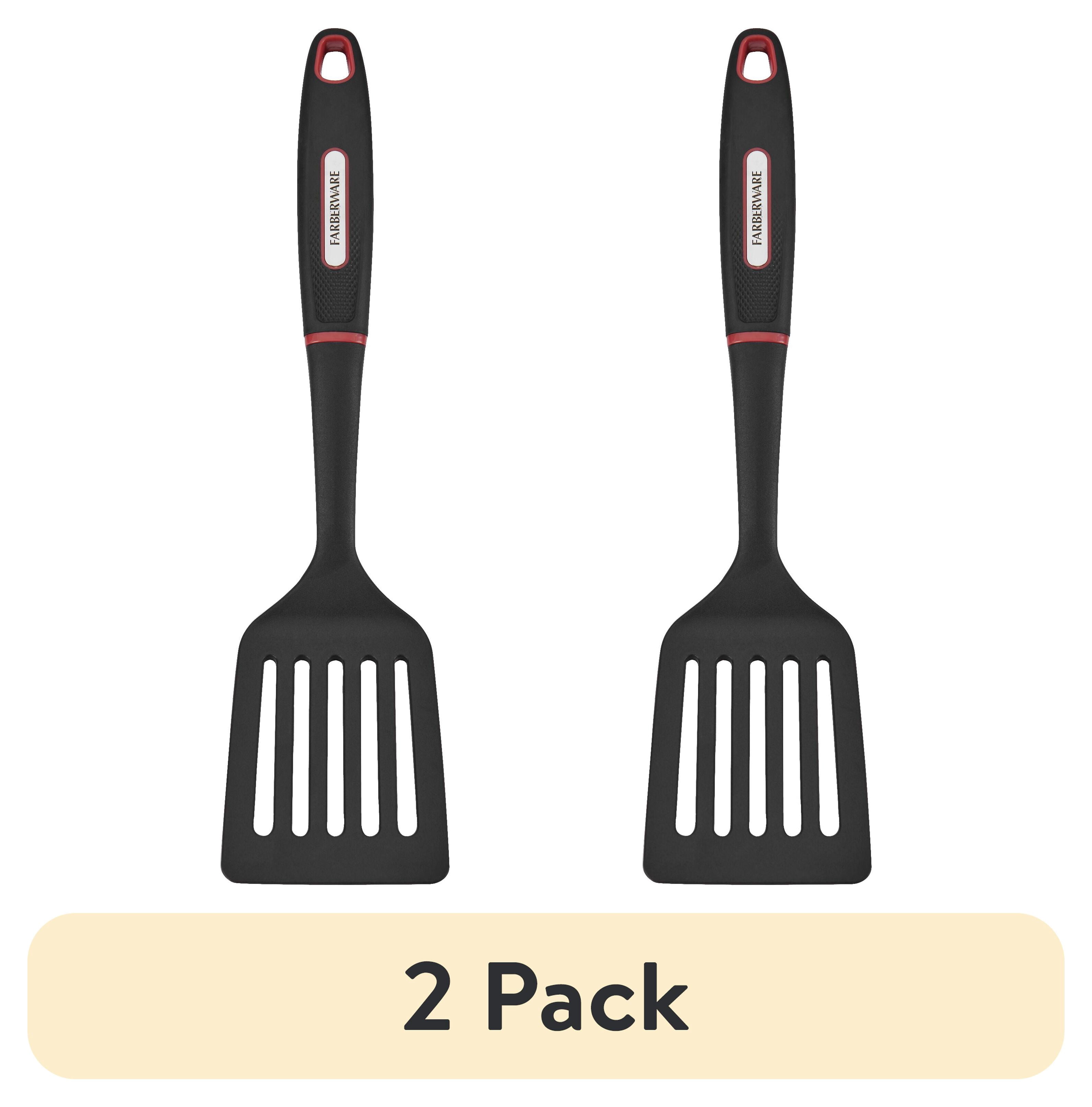 (2 pack) Farberware Soft Grips Plastic Slotted Turner - Walmart.com