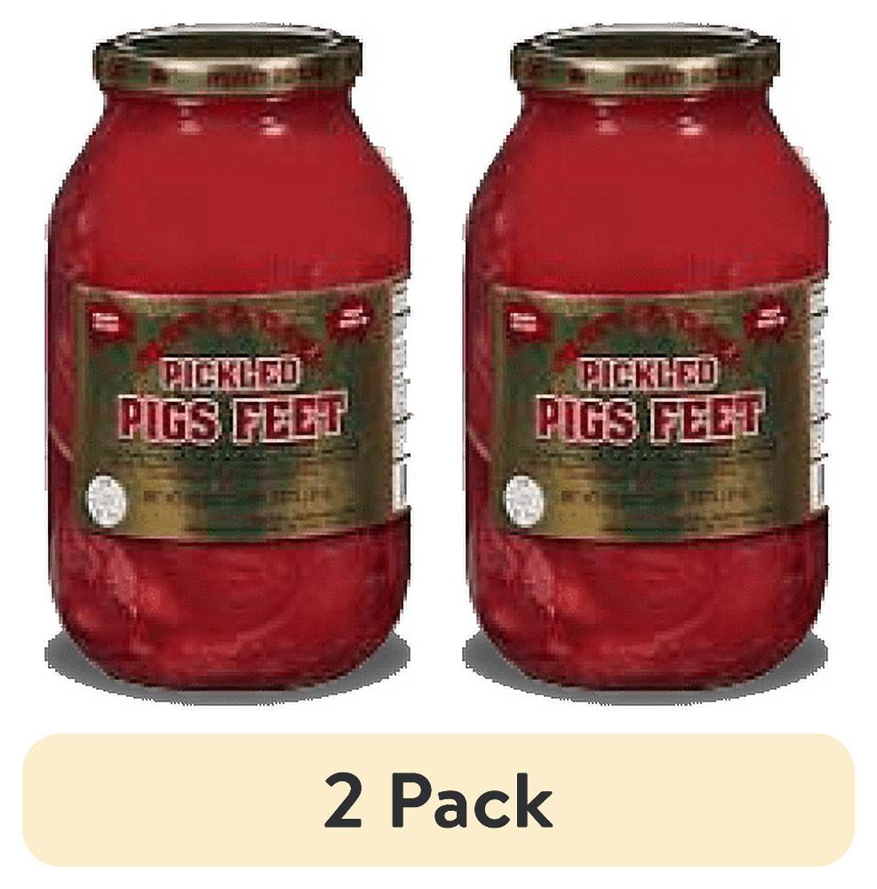 (2 pack) Farm Fresh Food Ready To Eat Pickled Pigs Feet 1qt Jar ...