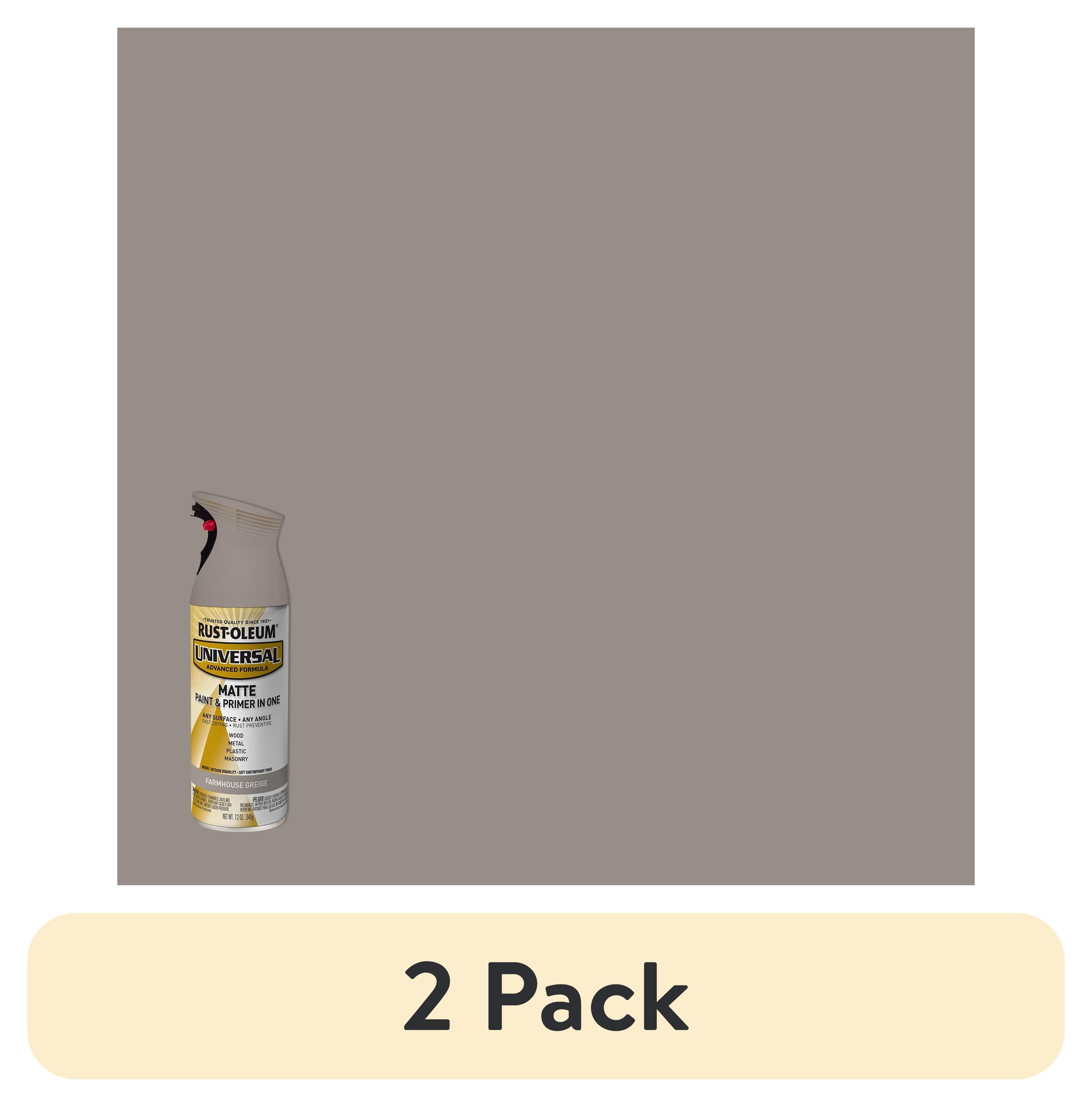 (2 pack) Farmhouse Greige, Rust-Oleum Universal All Surface Interior ...