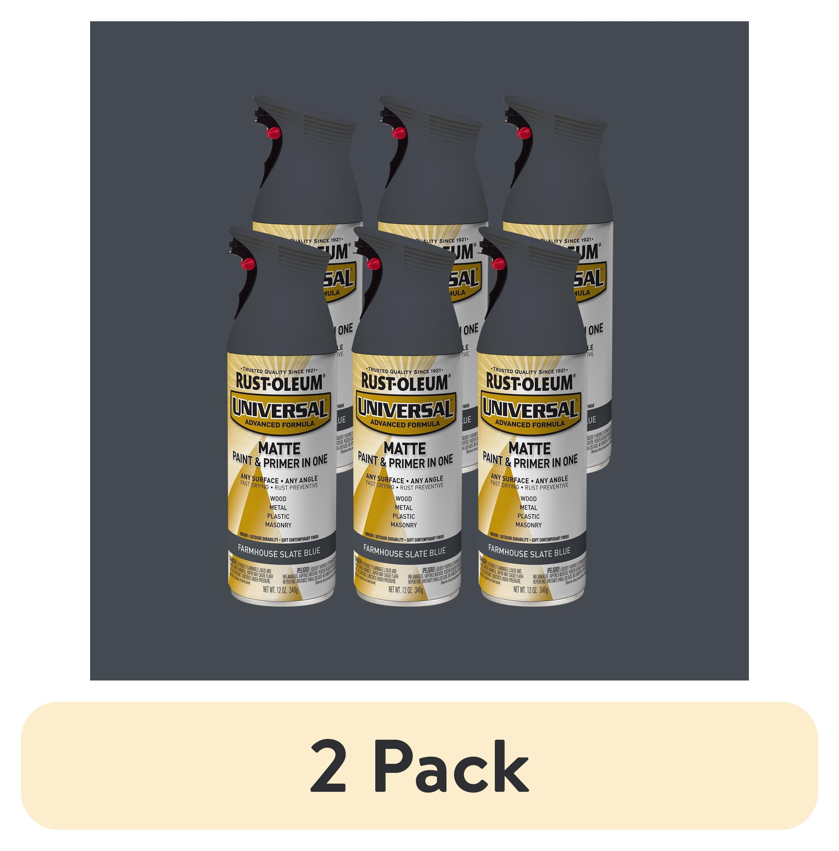 (12 pack) 6 Pack, Farmhouse Slate Blue, Rust-Oleum Universal All ...