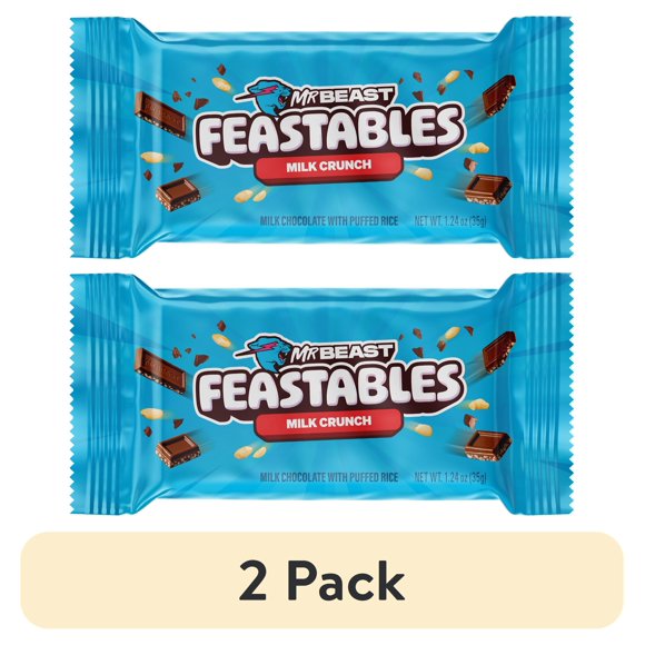Feastables Chocolate Bars in Chocolate - Walmart.com