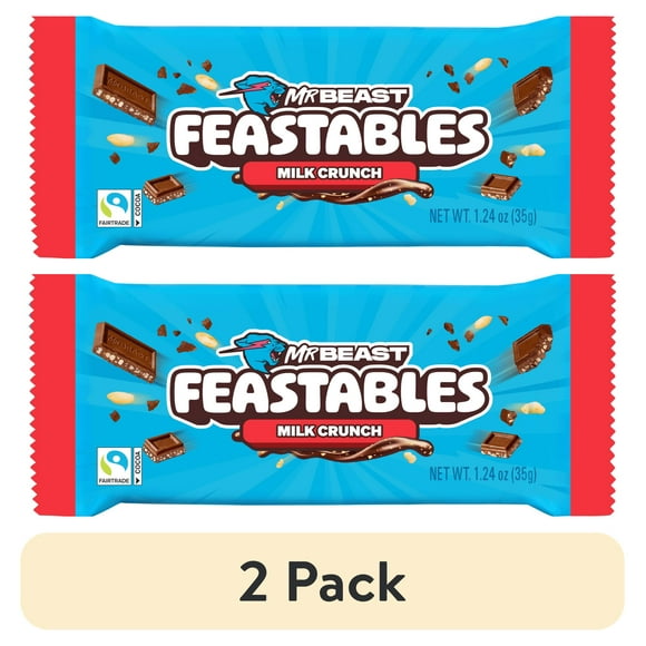Feastables Chocolate Bars in Chocolate - Walmart.com