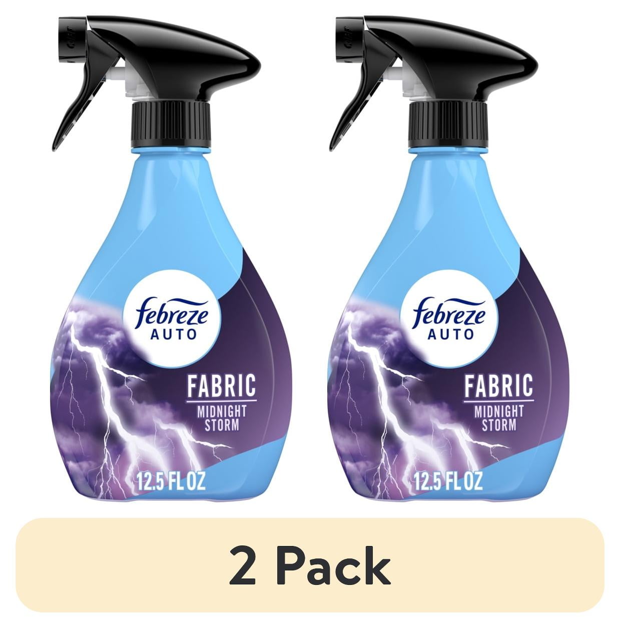 (2 pack) Febreze AUTO Car Fabric Spray, Odor Fighting Air Freshener ...