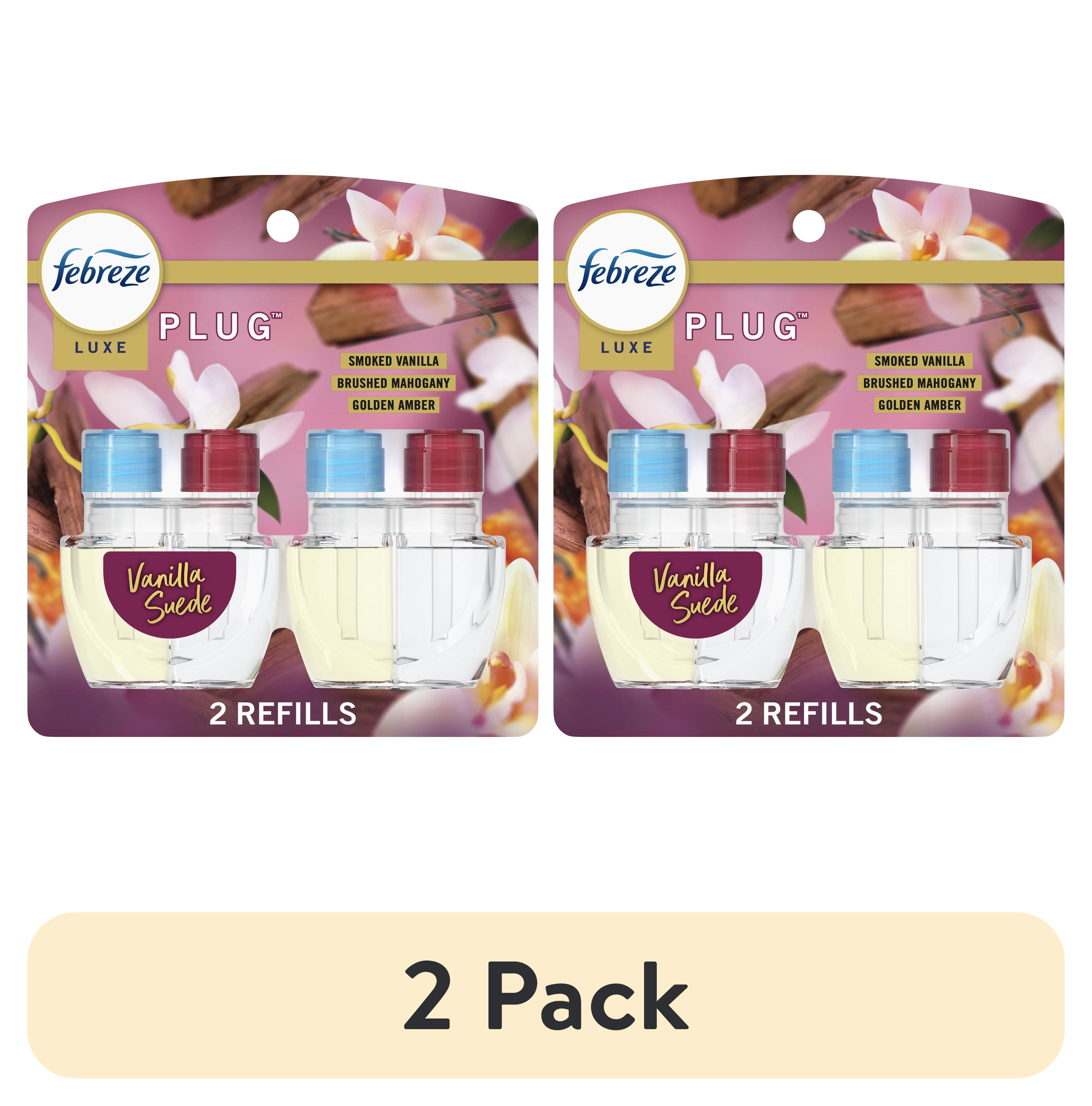 (2 pack) Febreze Plug In Air Freshener, Odor-Fighting Scented Oil ...