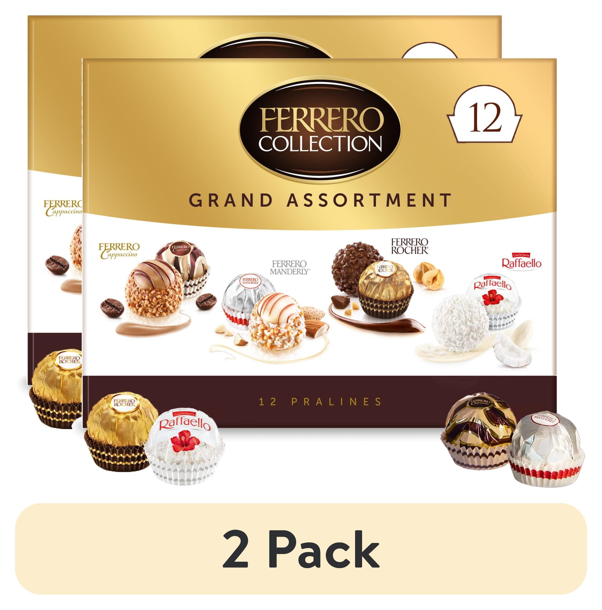 (2 pack) Ferrero Collection Grand Assortment, Hazelnut Chocolate ...