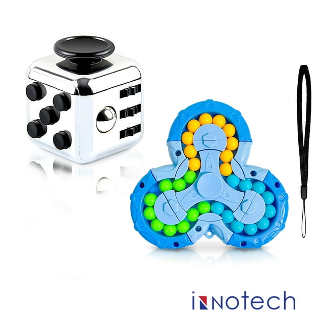 2 pack Fidget Spinner and Fidget Cube Authentic Fidget Toys for Adults ...
