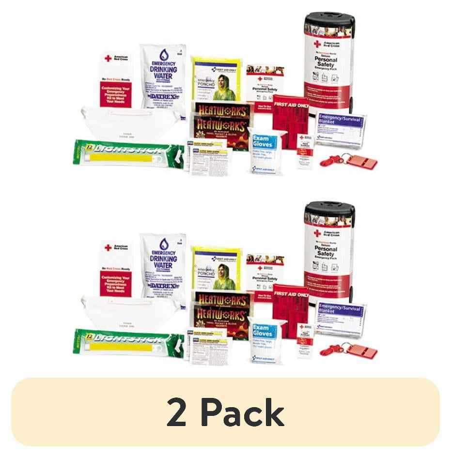 (2 pack) First Aid Only RC-622 American Red Cross Personal Safety Pack ...