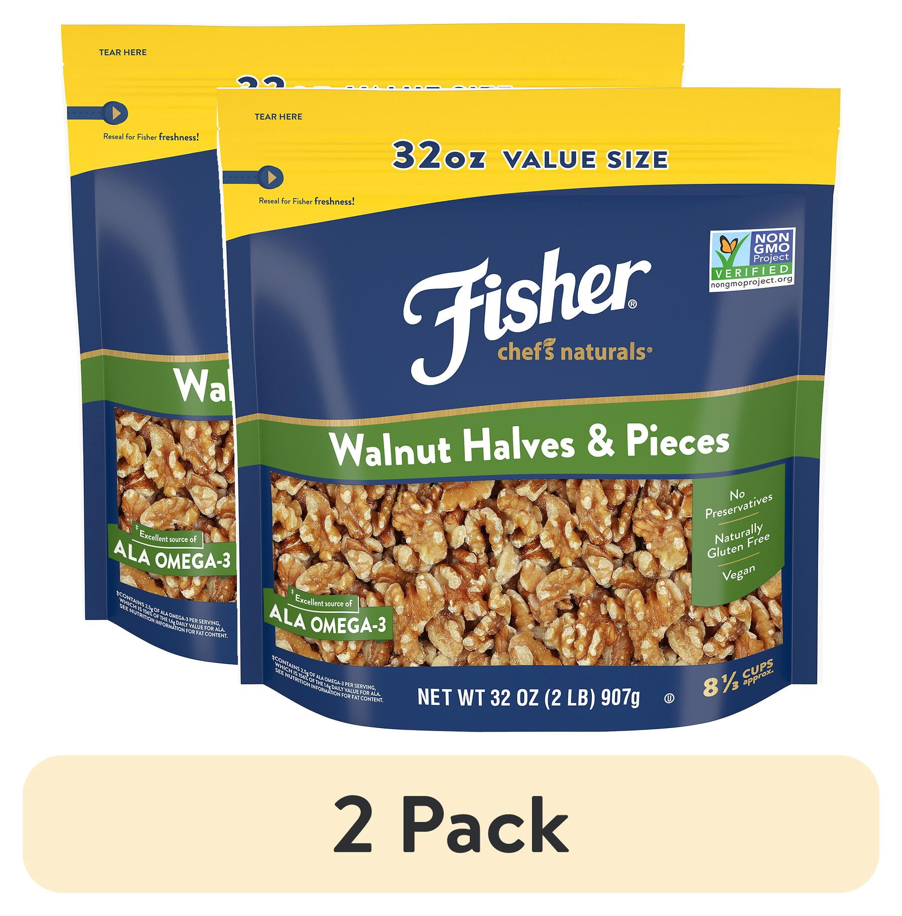 (2 pack) Fisher Chef's Naturals Gluten Free, No Preservatives, Non-GMO ...