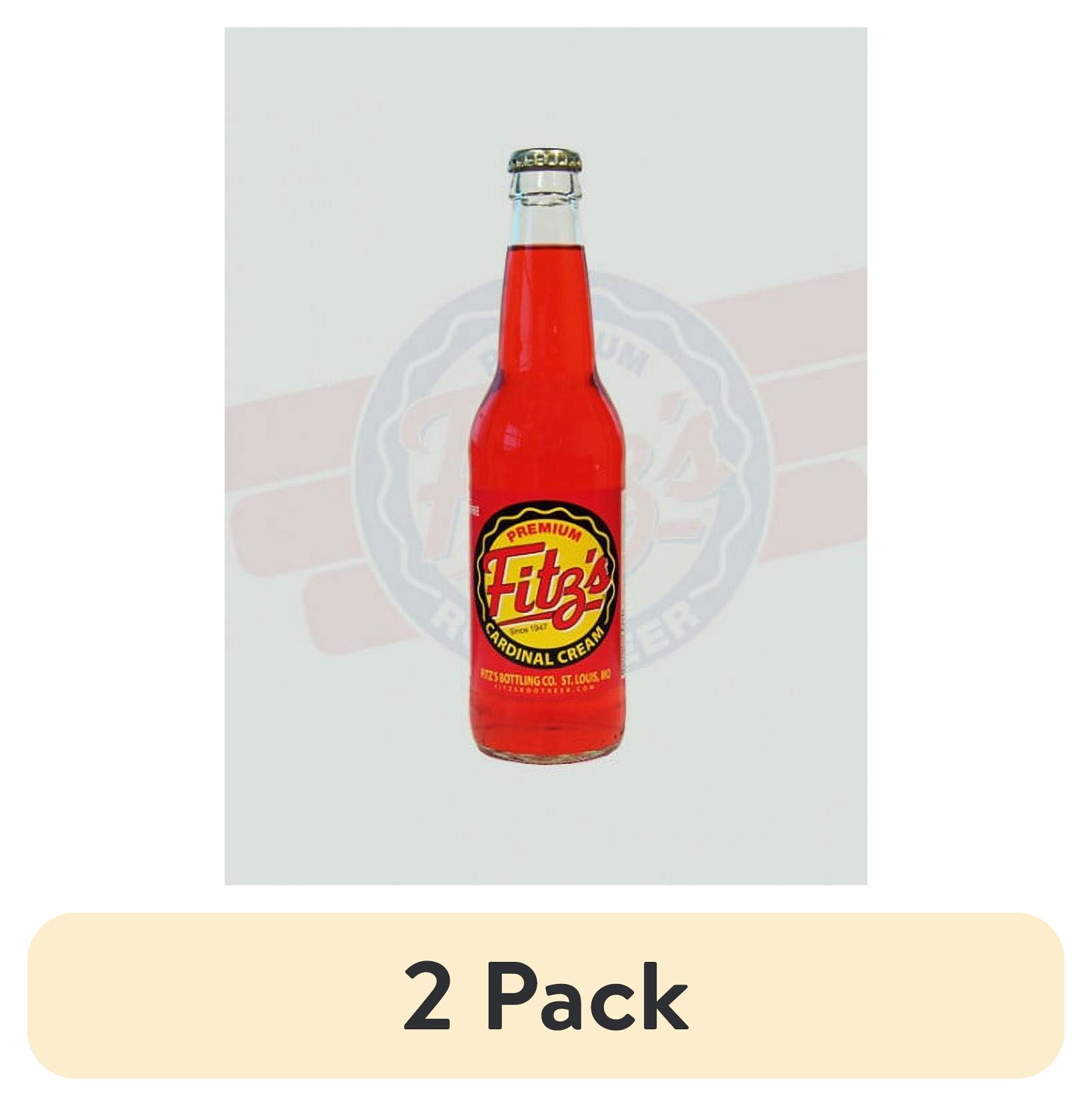 (2 pack) Fitz's Premium Cardinal Cream Soda, 12 Fl. Oz., 4 Count ...