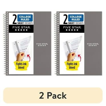 Five Star 2-Subject Notebook - Walmart.com
