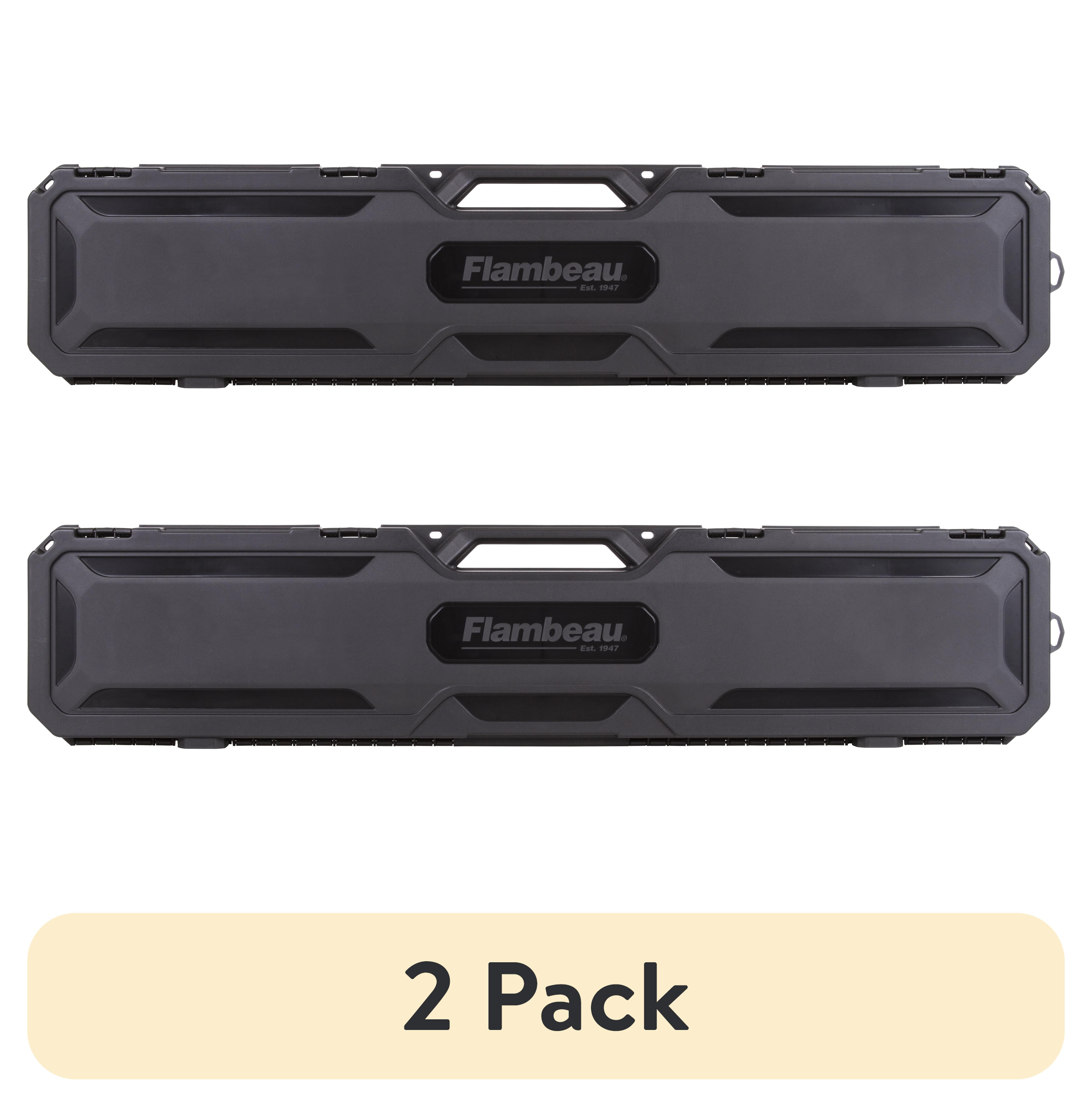 Flambeau Outdoors Lockable 50.5in Hard Rifle Storage Case, Lightweight ...