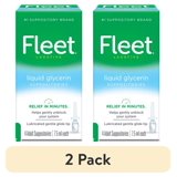 (2 pack) Fleet Laxatives, Liquid Glycerin Suppositories for Adult ...