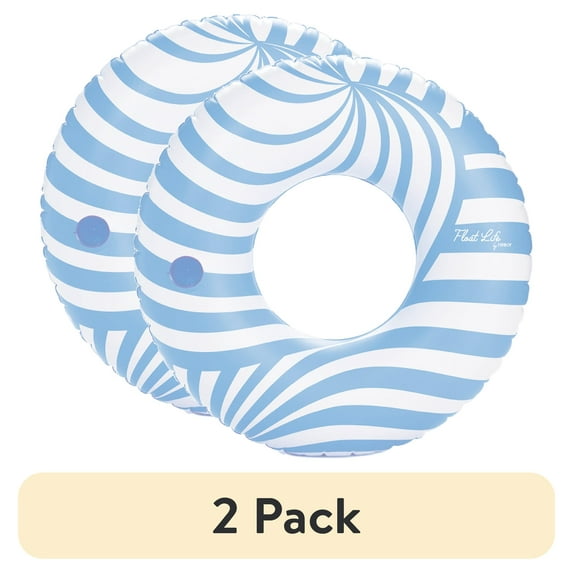 Float Life by Funboy Blue Twist Pool Float with Cup Holder, 43'' for ...