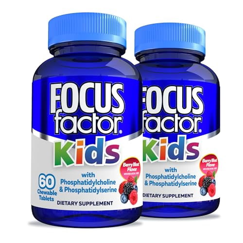 (2 pack) Focus Factor Kids (60 Count) - Complete Daily Chewable ...