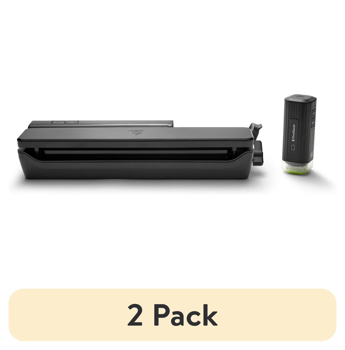 (2 pack) FoodSaver Handheld+ 2-in-1 Vacuum Sealing System, Handheld and ...