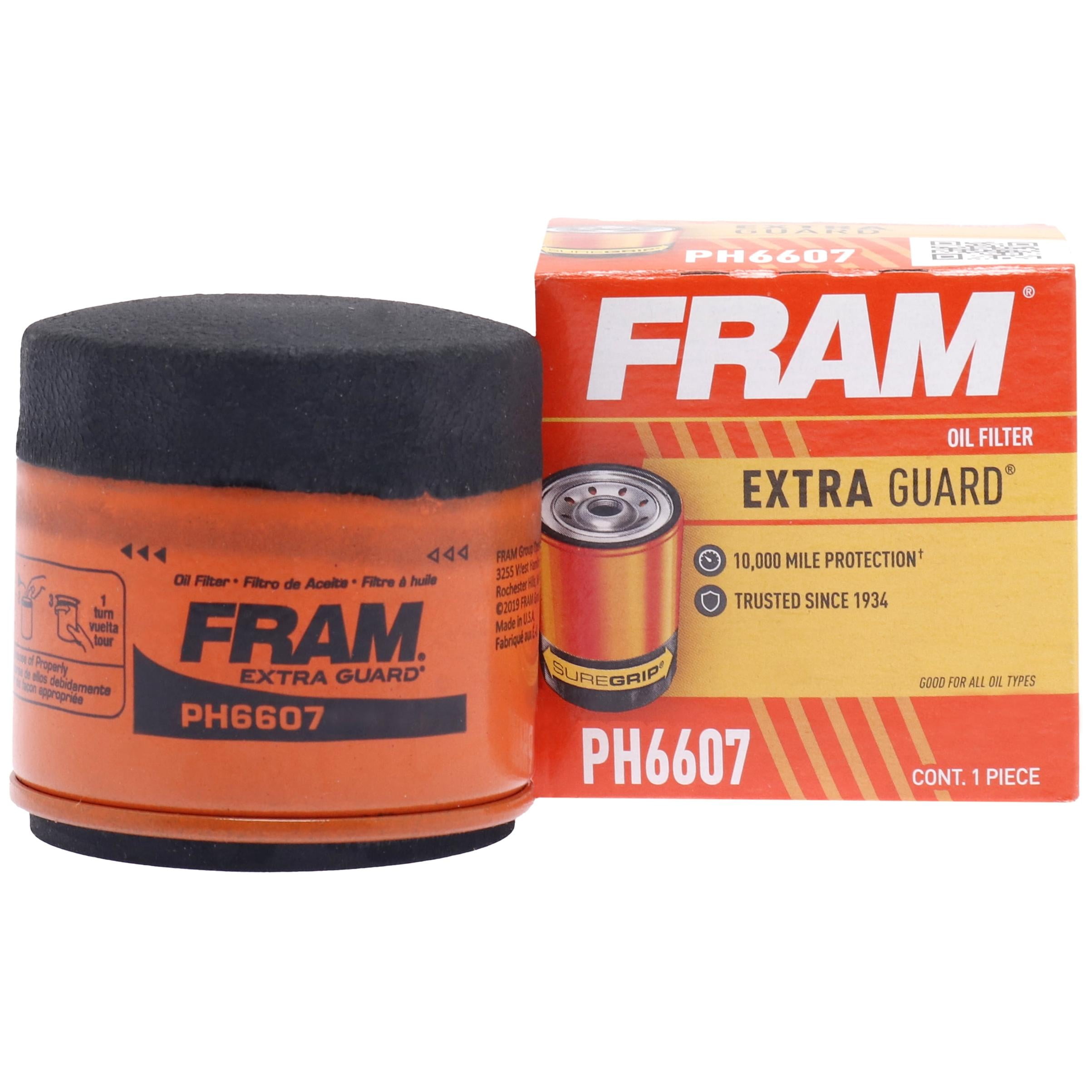 FRAM 2-Pack Extra Guard Oil Filter PH6607 for Truck & Automobile ...