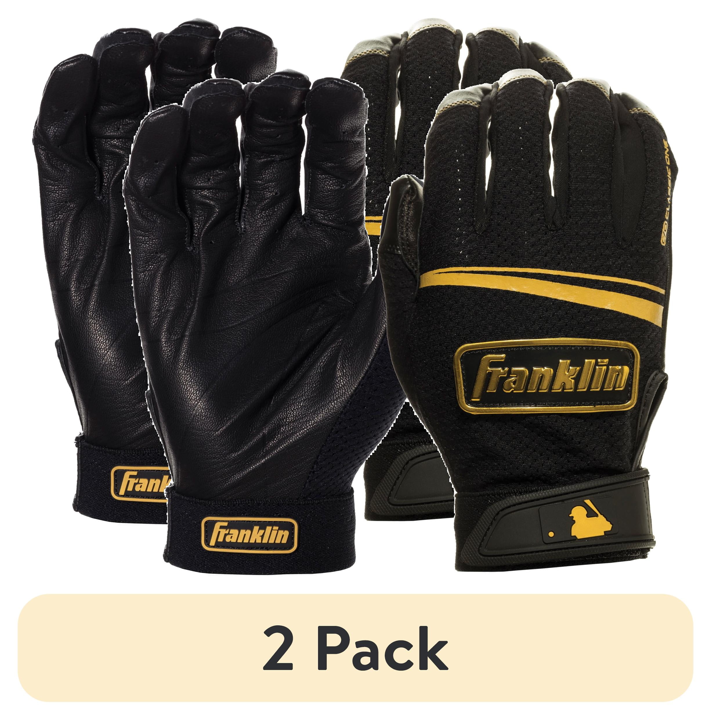 (2 pack) Franklin Sports MLB Classic One LT Baseball Batting Gloves ...