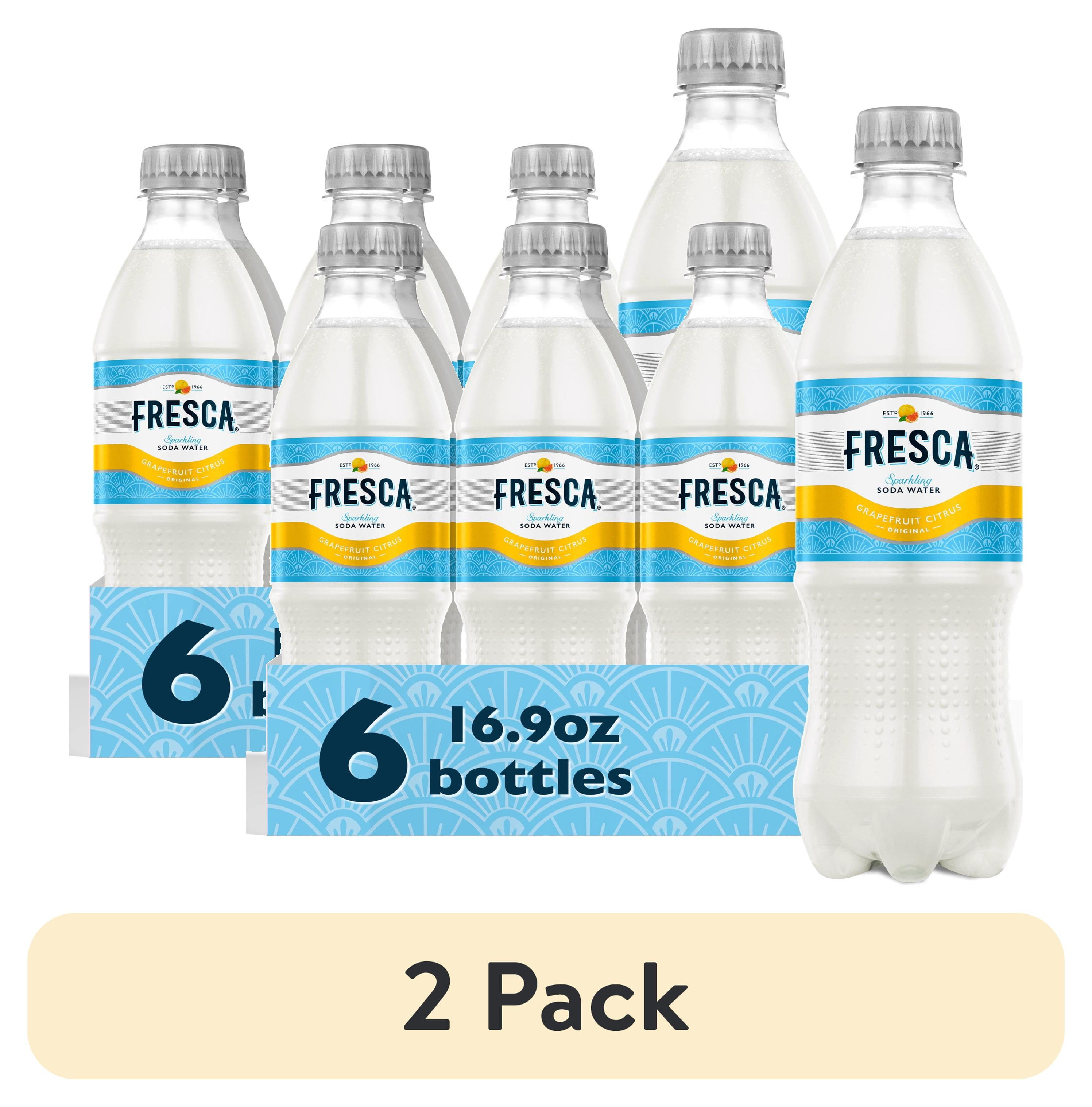 (2 pack) Fresca Citrus Soda Pop, 16.9 fl oz, 6 Pack Bottles - Walmart.com