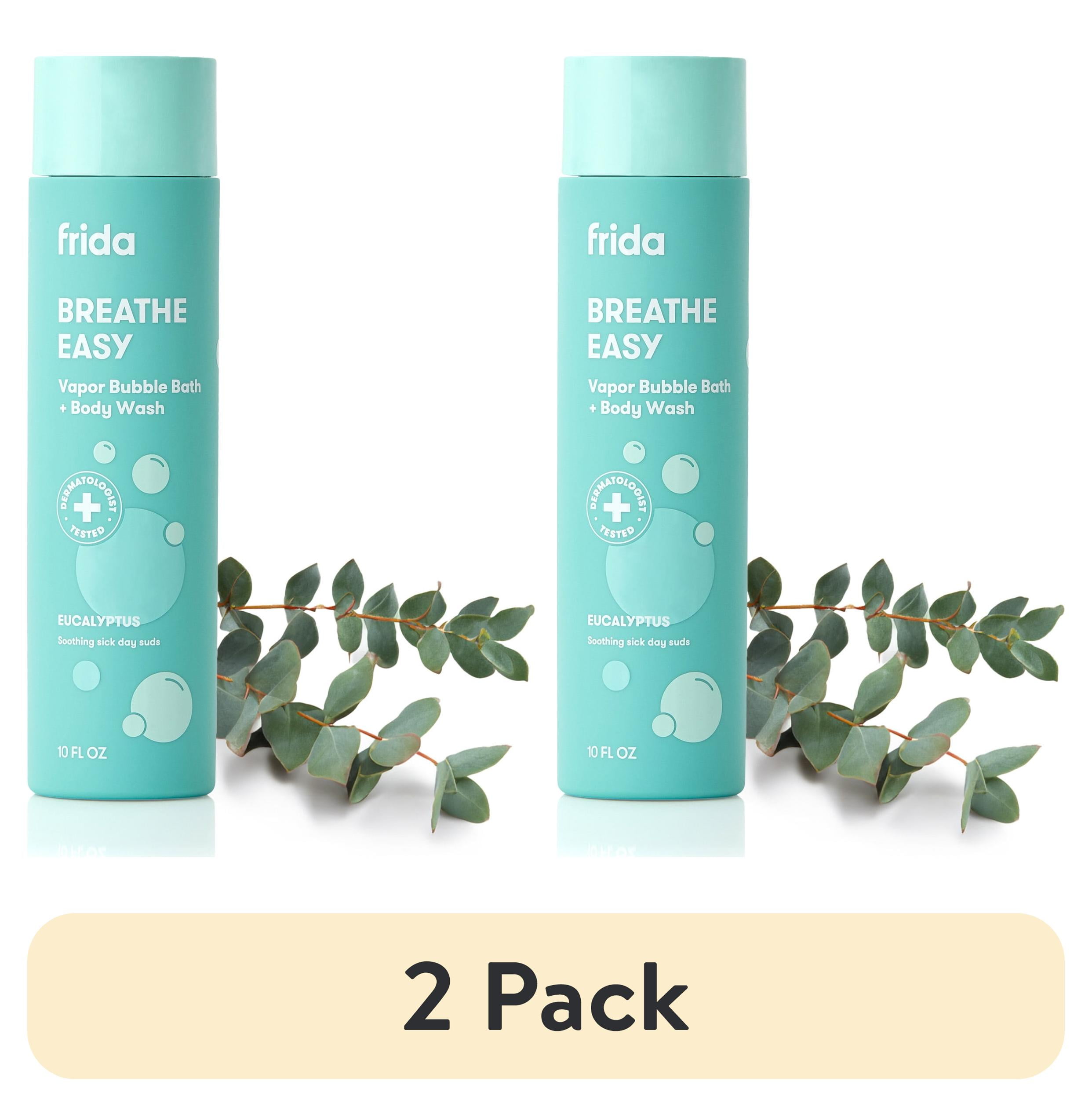 (2 pack) Frida Baby Breathe Easy Vapor Bubble Bath and Body Wash, 10 fl ...