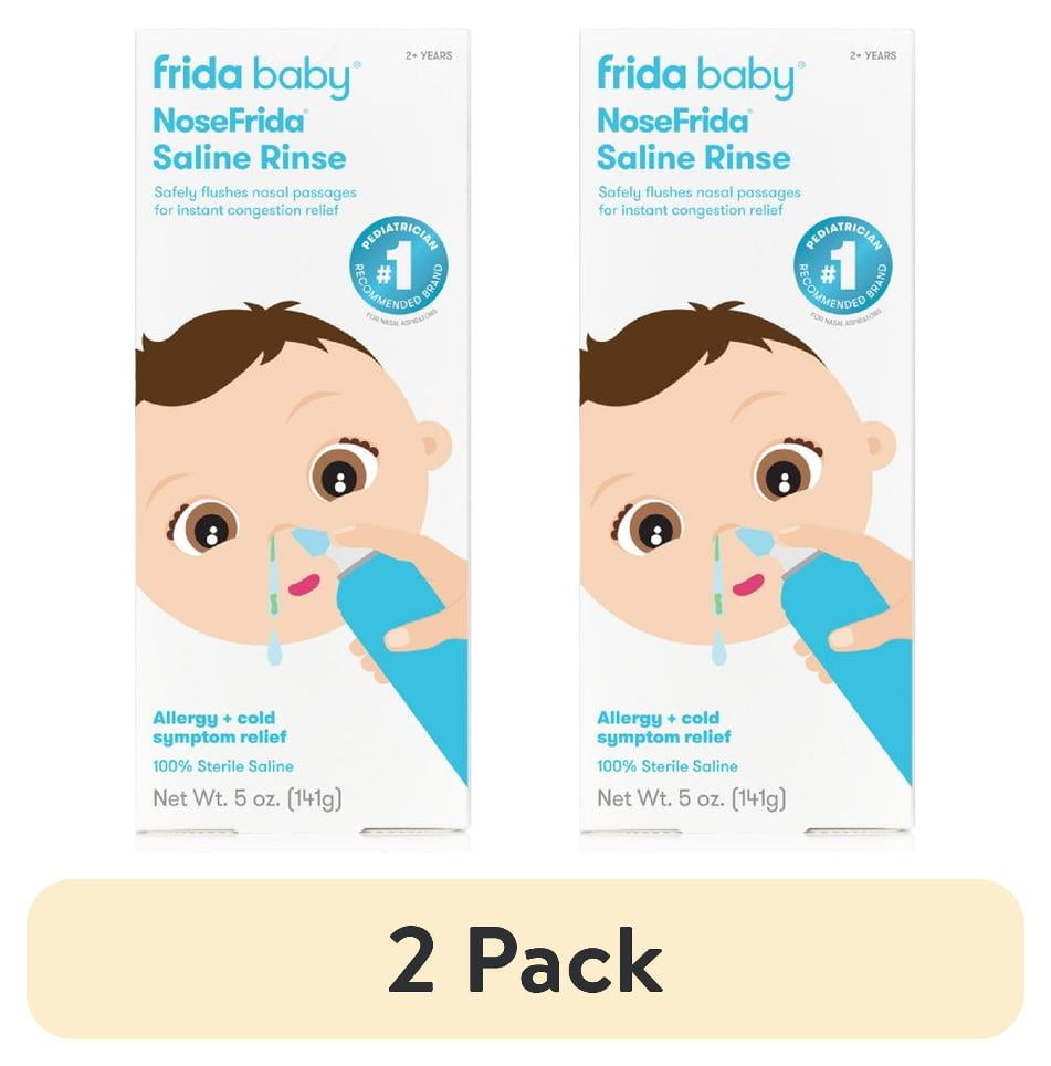 (2 pack) Frida Baby Saline Rinse for Toddler, 5oz - Walmart.com