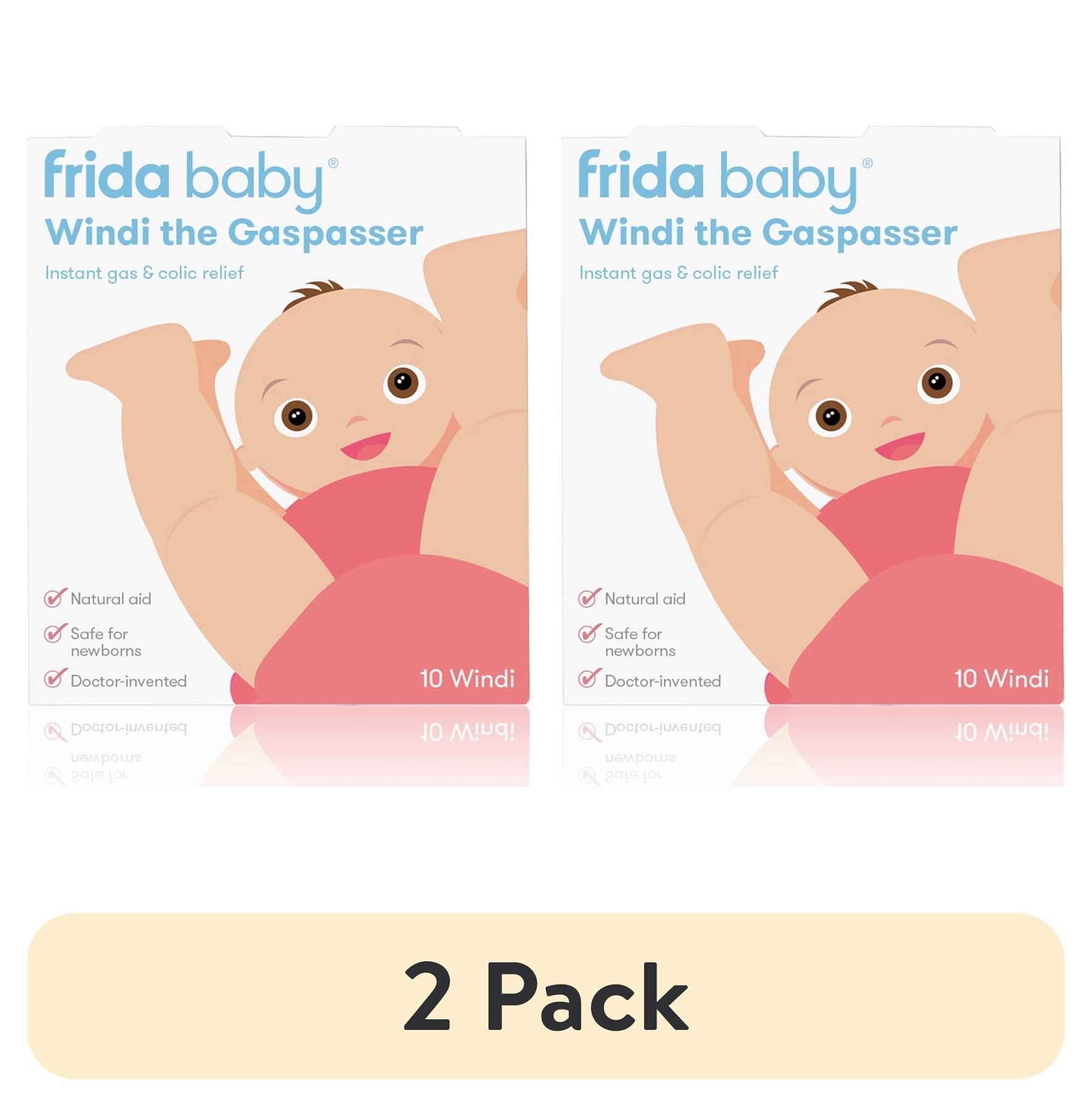 (2 pack) Frida Baby Windi The Gas Passer, Natural Infant Gas Relief, 10 ...