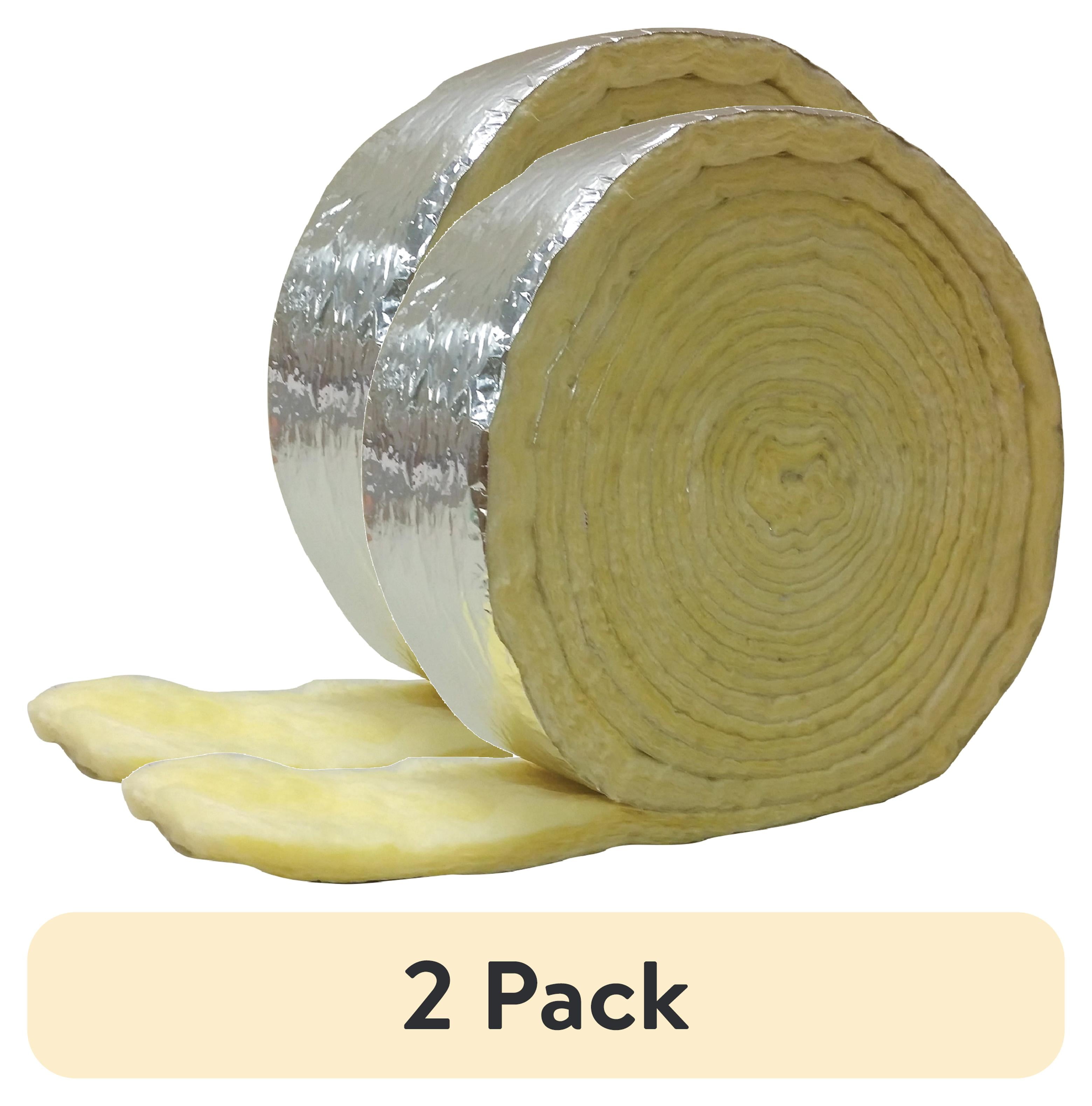(2 pack) Frost King® SP42XA Foil Backed Fiberglass Pipe Wrap 3" Wide x ...